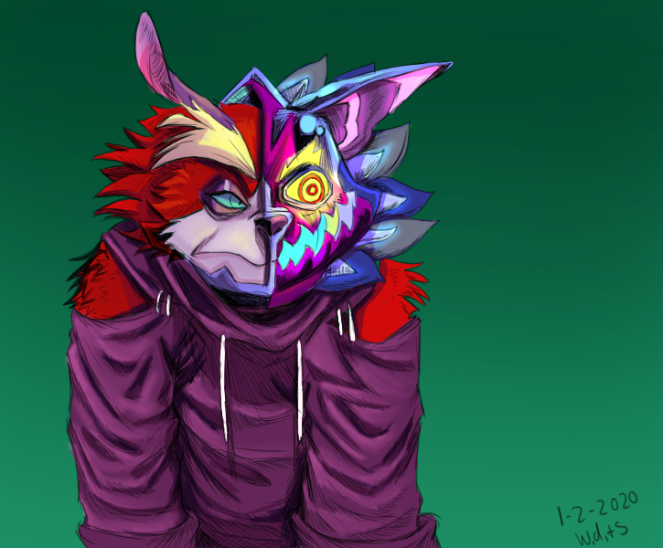 Giovanni wearing a helmet? Watch,draw,and seek - Illustrations ART street