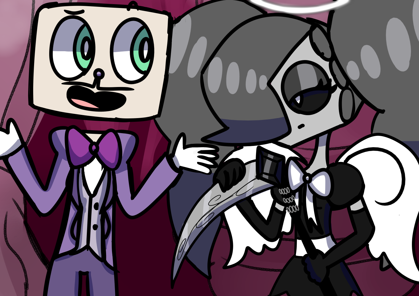 Fake screenshot: Evil duo ☆Mia artz☆ - Illustrations ART street