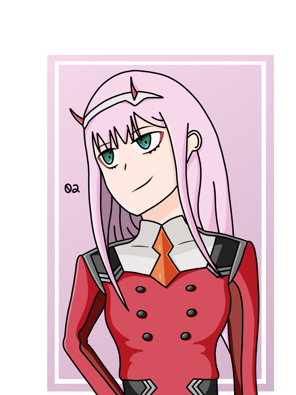 Darling in the Franxx: Zero-Two Tsundere 101 - Illustrations ART street