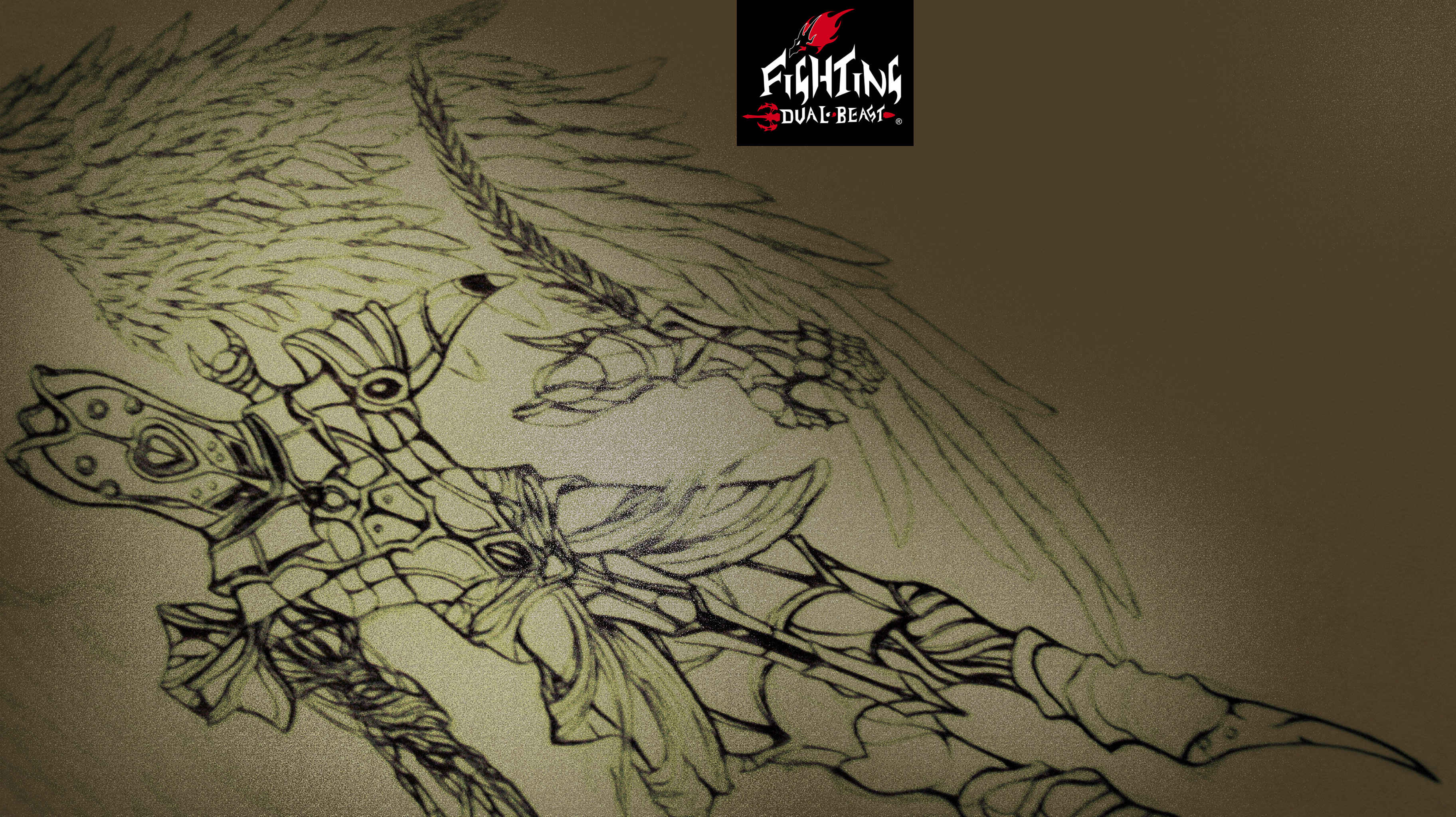 seraphim Fighting Dual Beast - Illustrations ART street