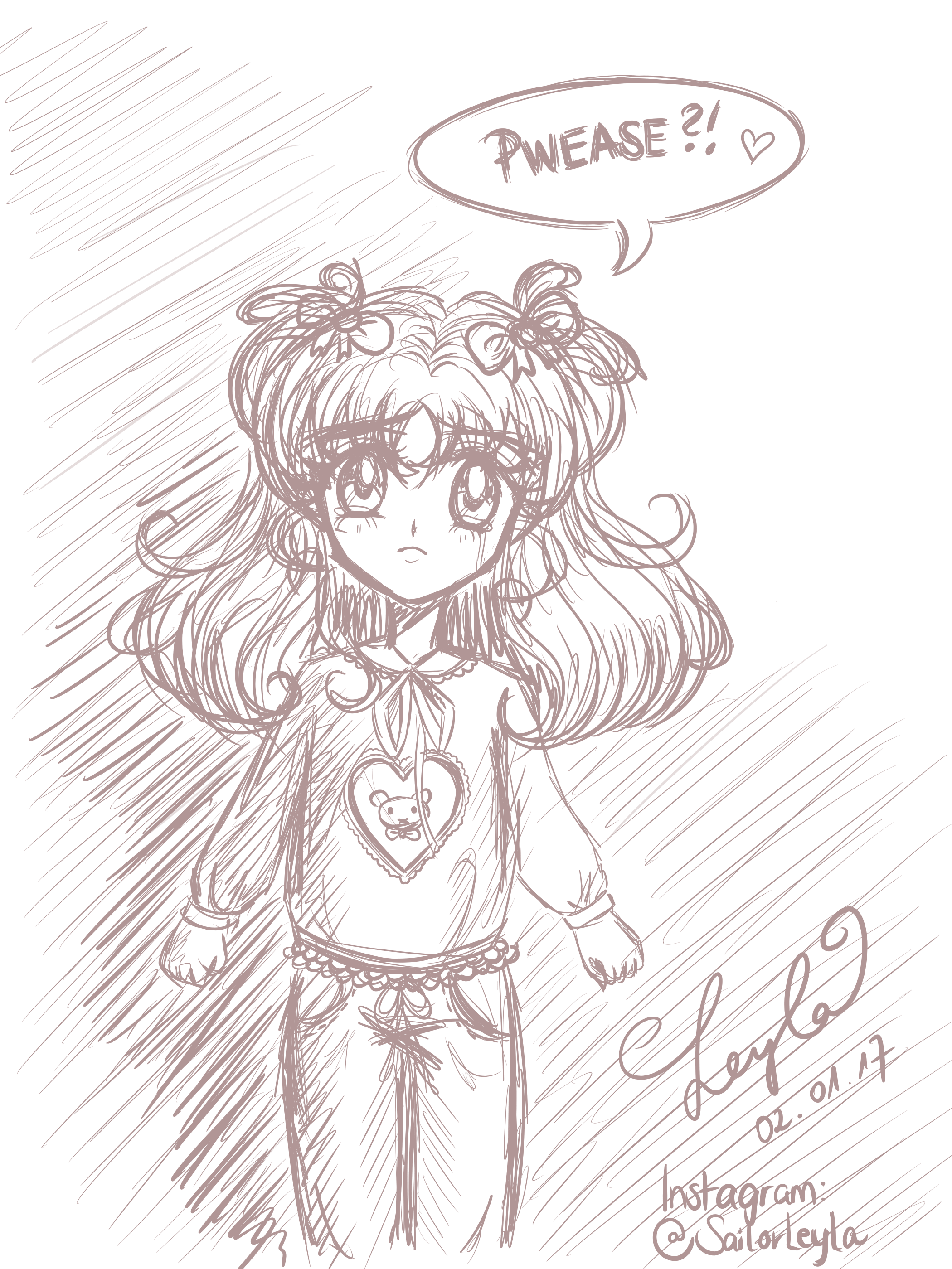 pwease?! kawaiiiiiiii SailorLeyla - Illustrations ART street