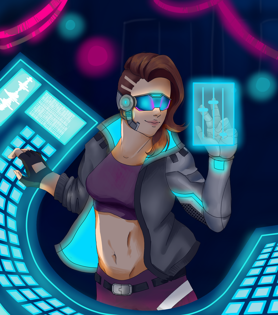 Cyber Girl White_Weaver - Illustrations ART street