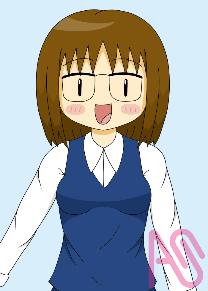 眼鏡な線目ちゃん（仮） sai_103 - Illustrations ART street