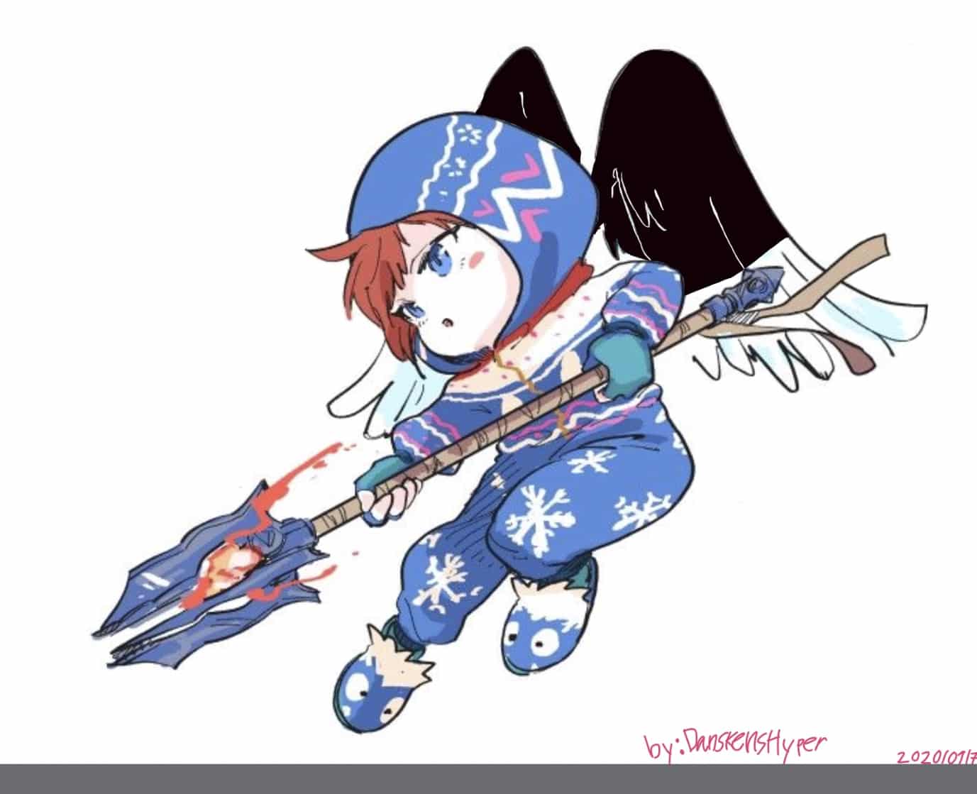 Fortnite new combo onesie with shadow ark wings DanskensHyper - 插畫 ART ...