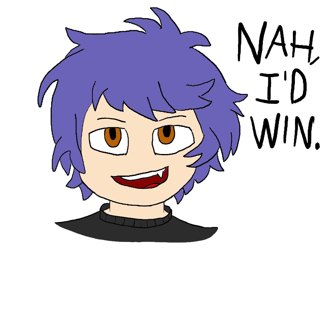 Nah, Id win. Nose - Illustrations ART street