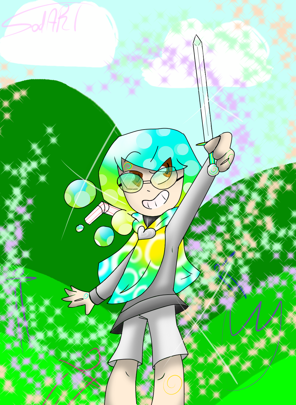 crystal sword Hoy XX:) - Illustrations ART street