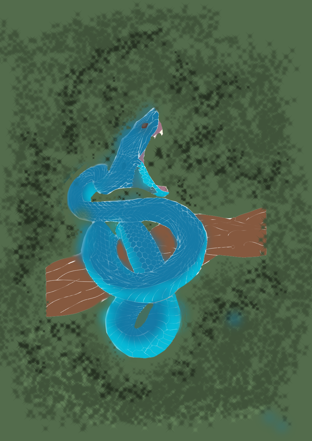 Snake Fareeha - Illustrations ART street