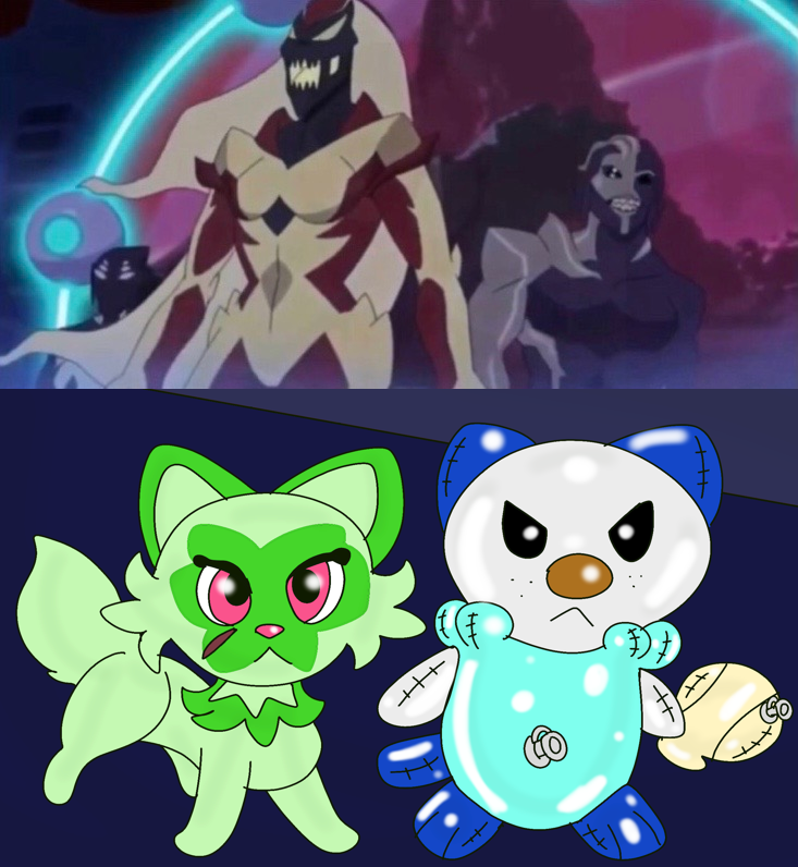 Portia and Oliver vs. Symbiote Sisters Emeraldia-the-Kitty ...