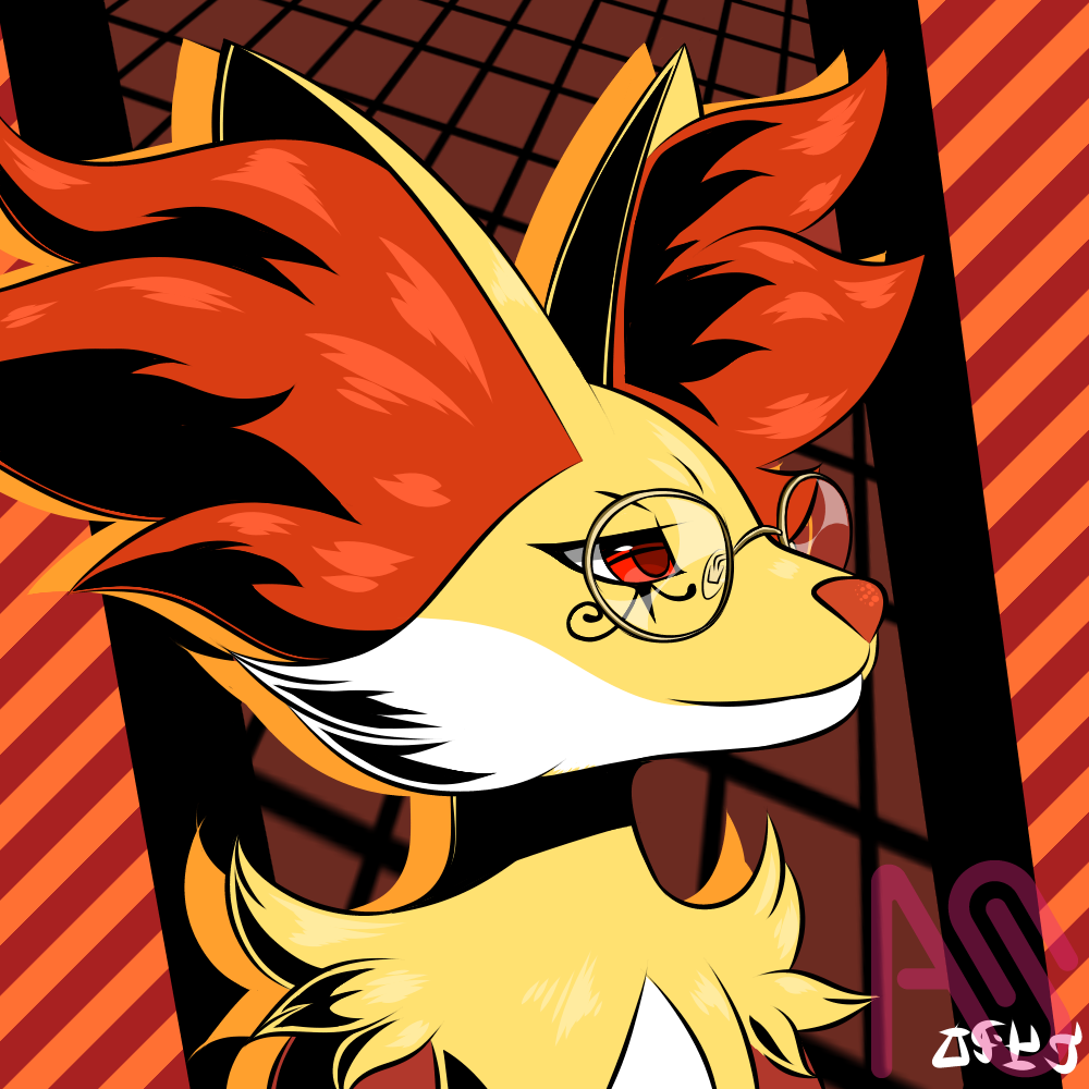 Delphox Official Art