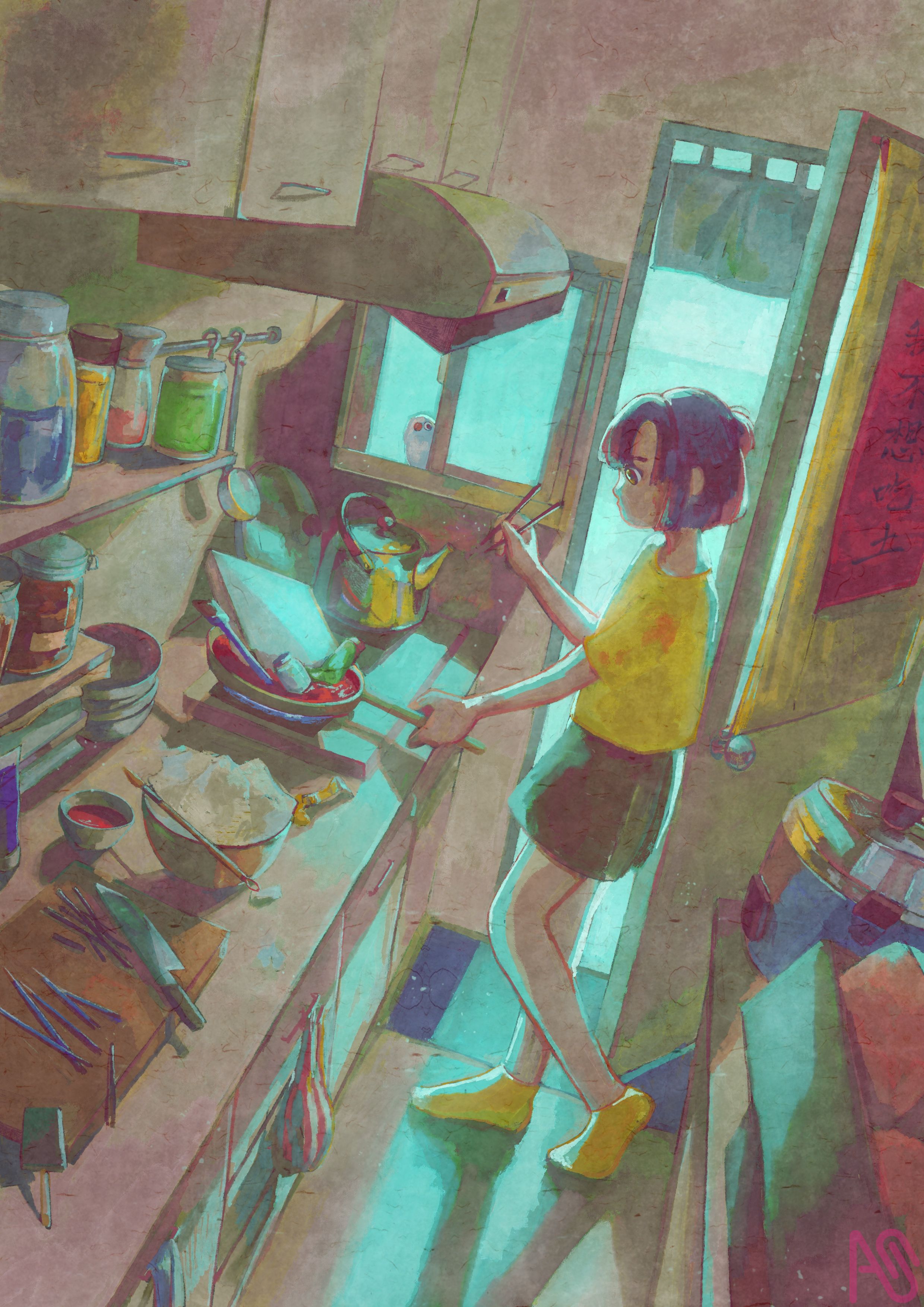 把畫畫當飯吃 羊駝怪人 - Illustrations ART street