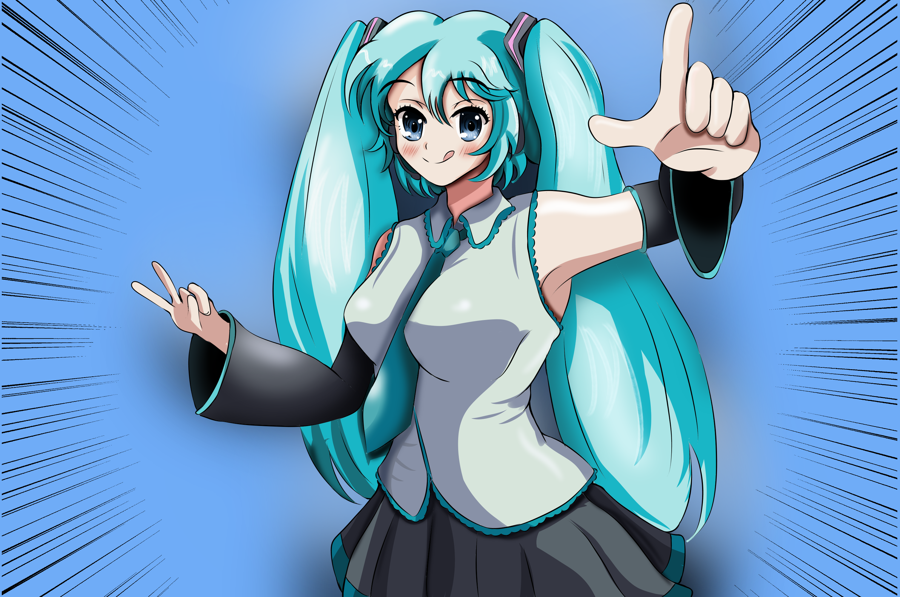 hatsune miku memo-chan - Illustrations ART street