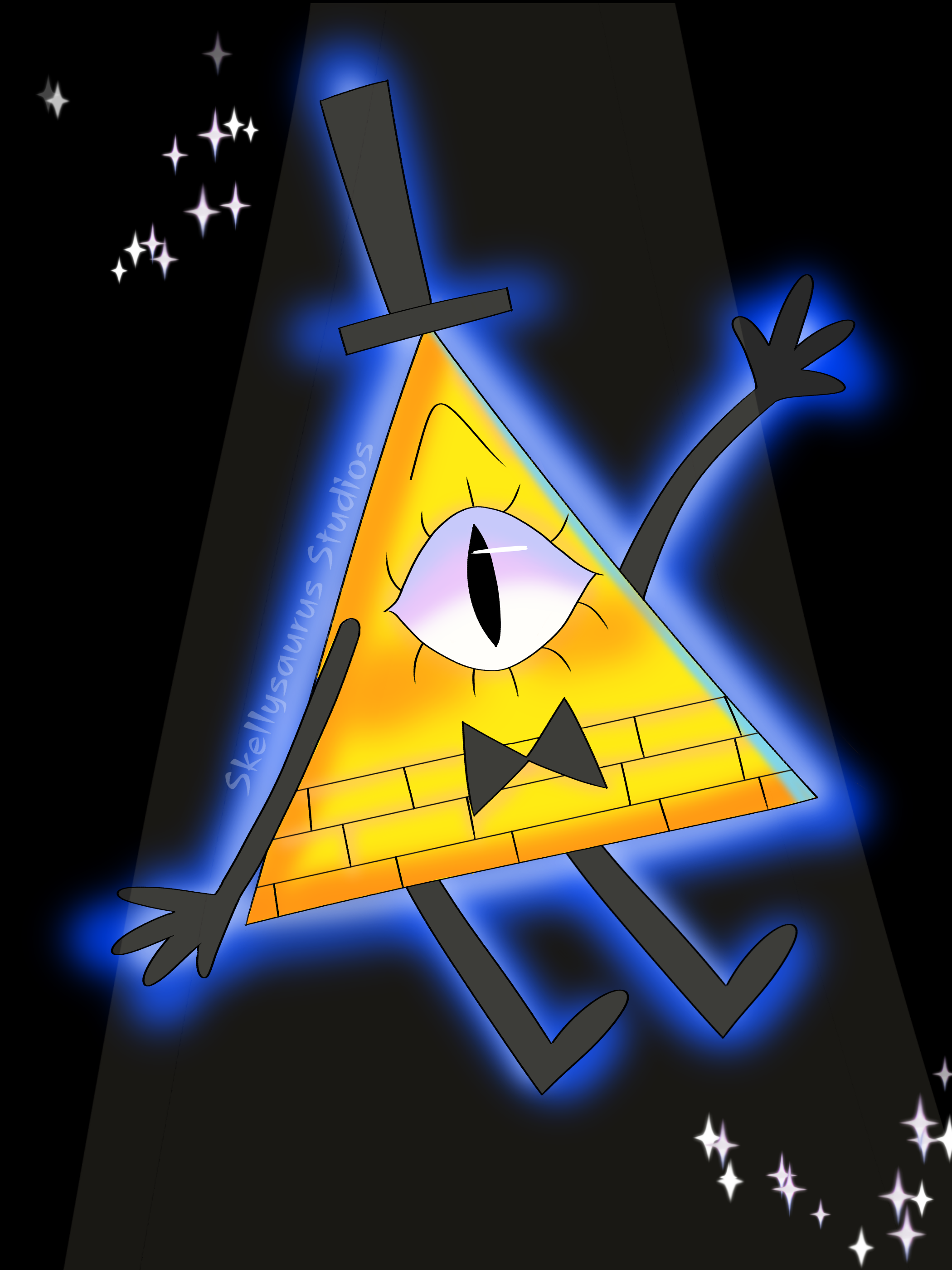 just a doodle of Bill cipher Skellysaurus Studios Official ...