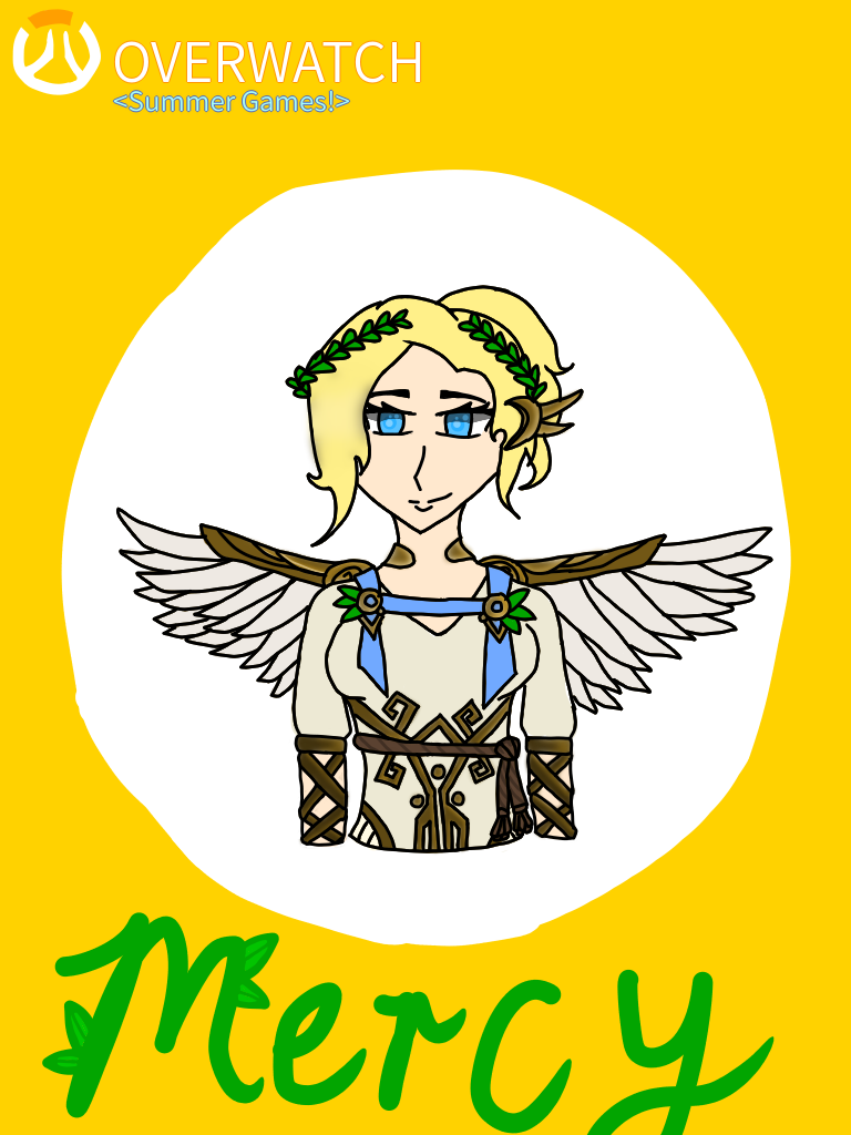 Summer Games Mercy Aries Le Ram - Illustrations ART street