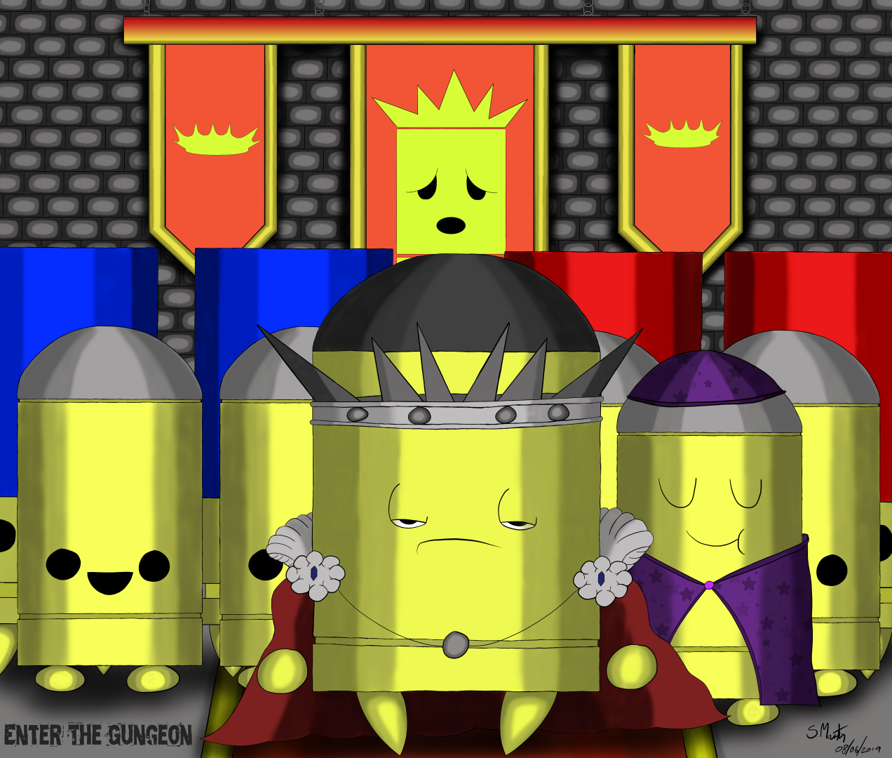 Bullet King & Kin from Enter the Gungeon Sharky_shaun - Illustrations ...