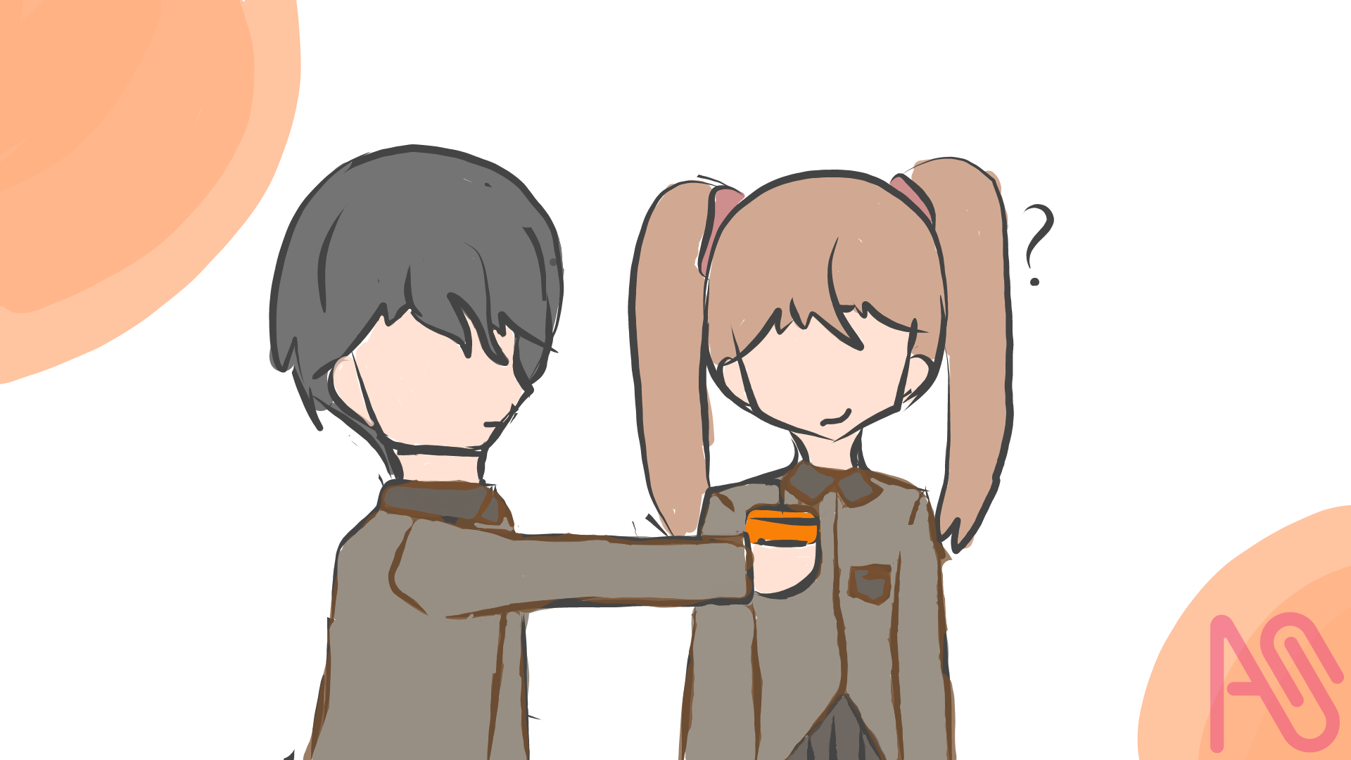 Hitoshi gift drink for yuki Aneko akaneshi - Illustrations ART street