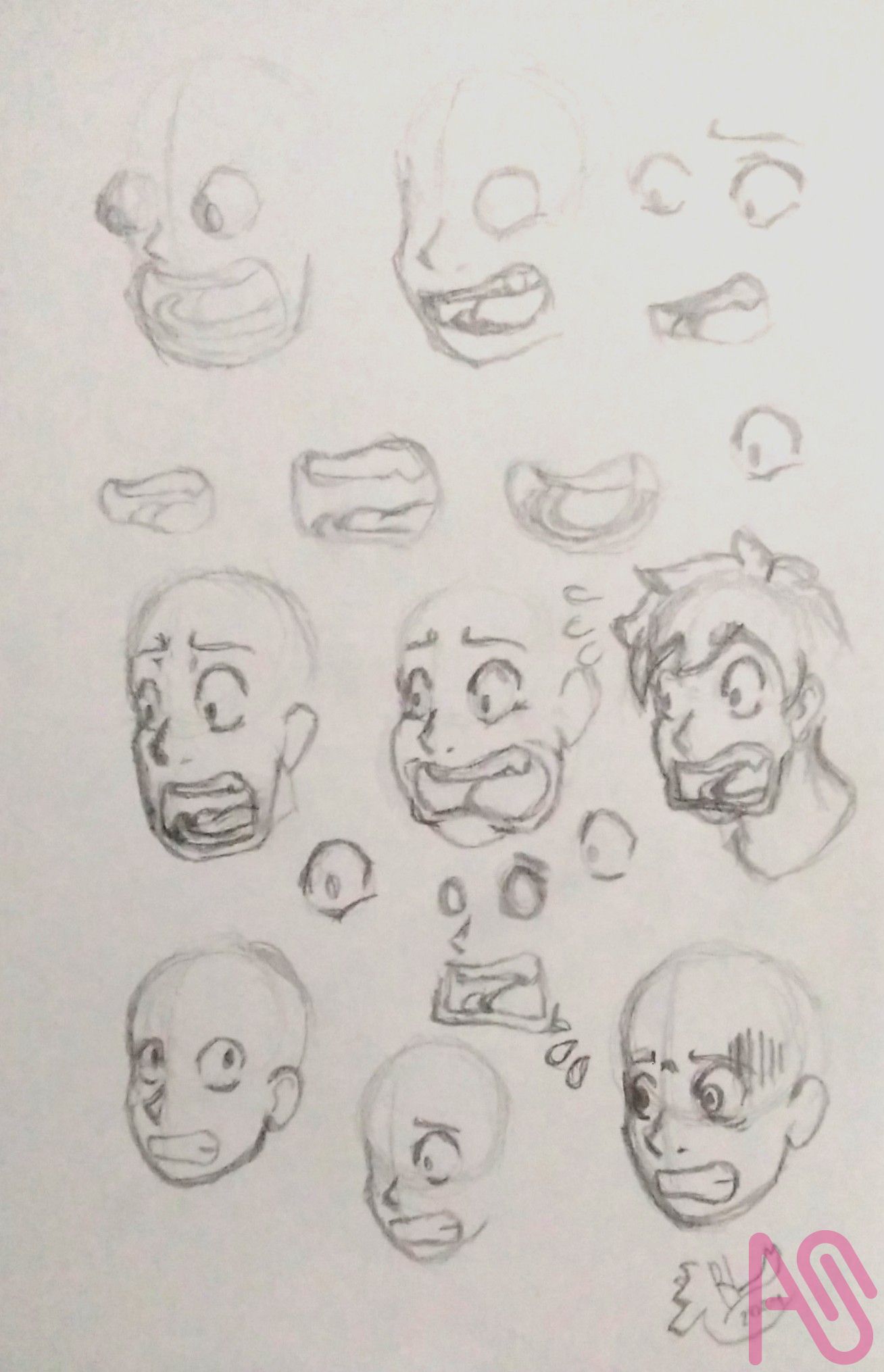 Expressions Practice RioLucario - Illustrations ART street