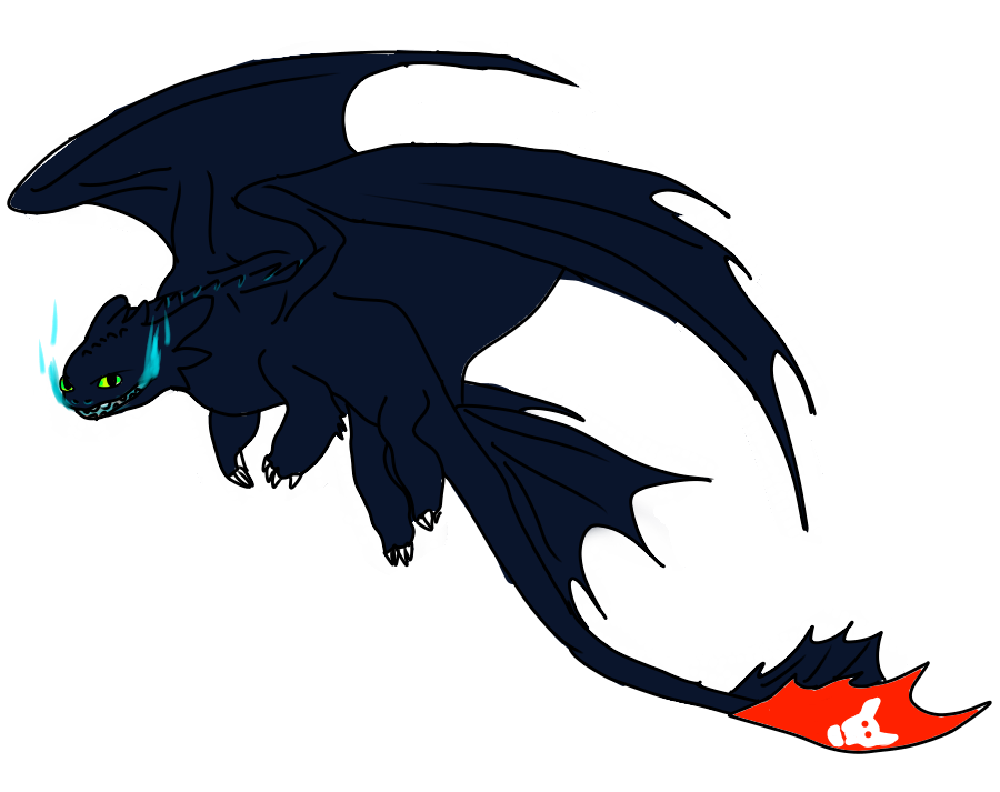 toothless from httyd Spirit wolf - Illustrations ART street