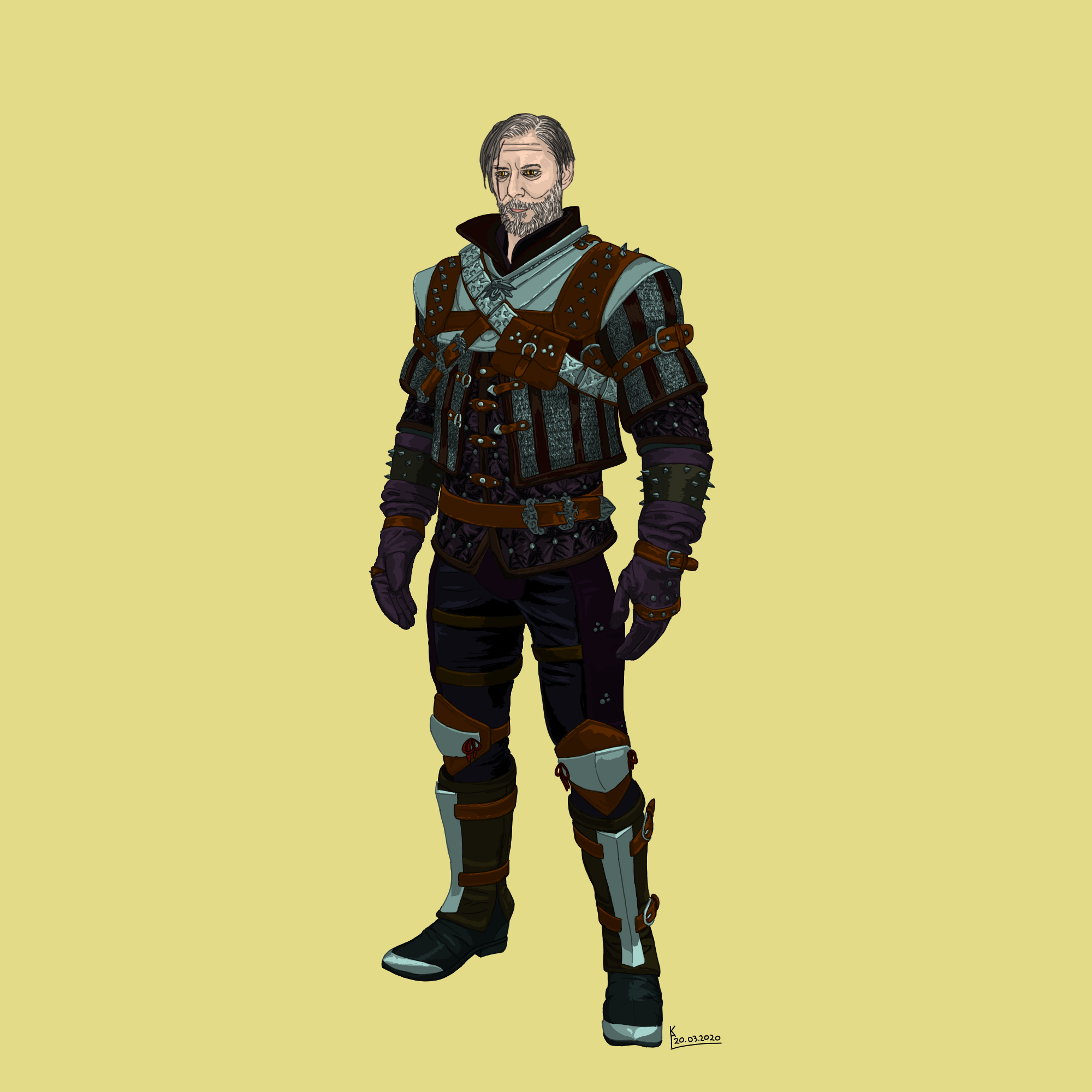 Grandmaster Grey Wolf Dravenxiv - Illustrations ART street