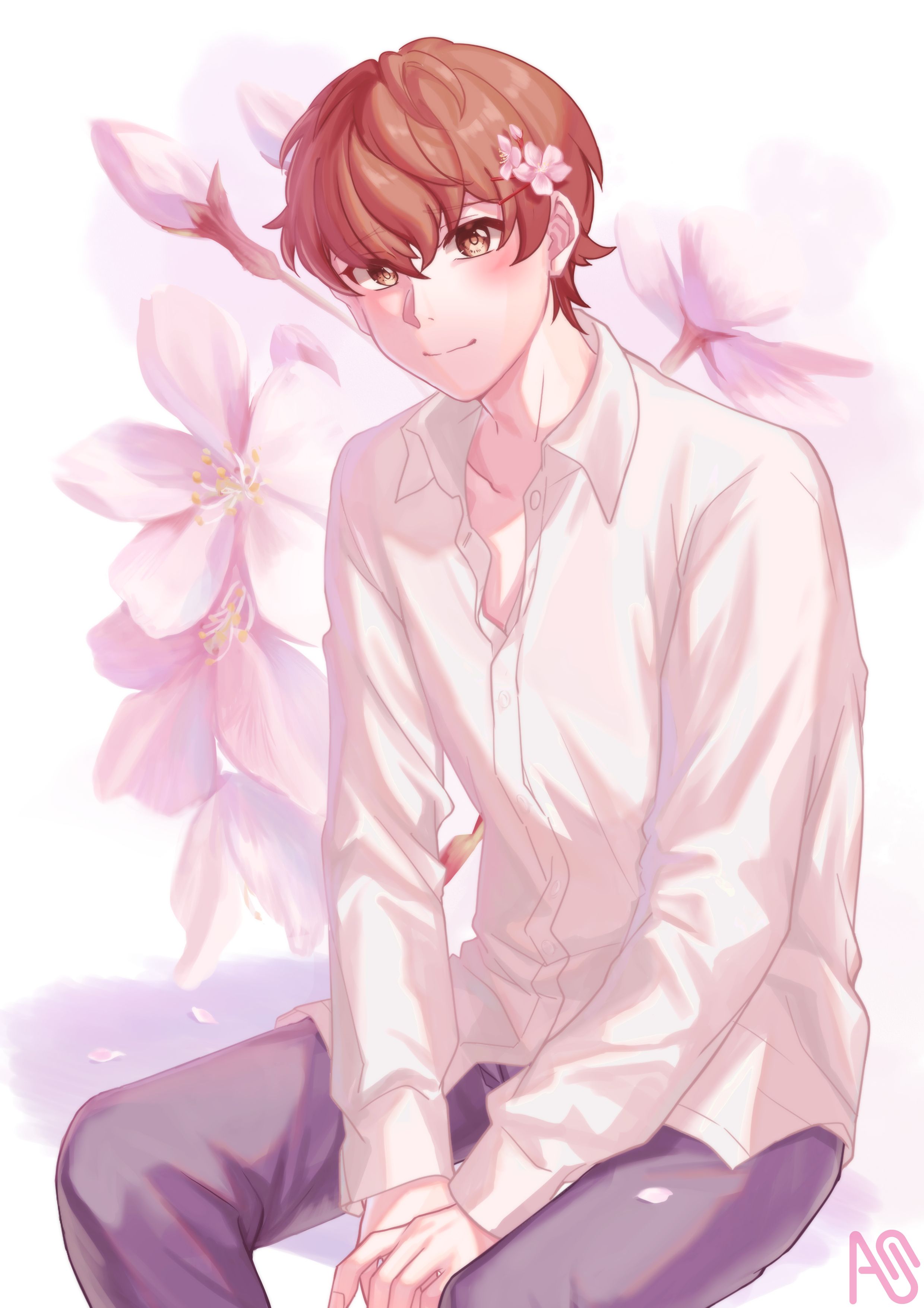 桜と男子 ぴーとら - Illustrations ART street