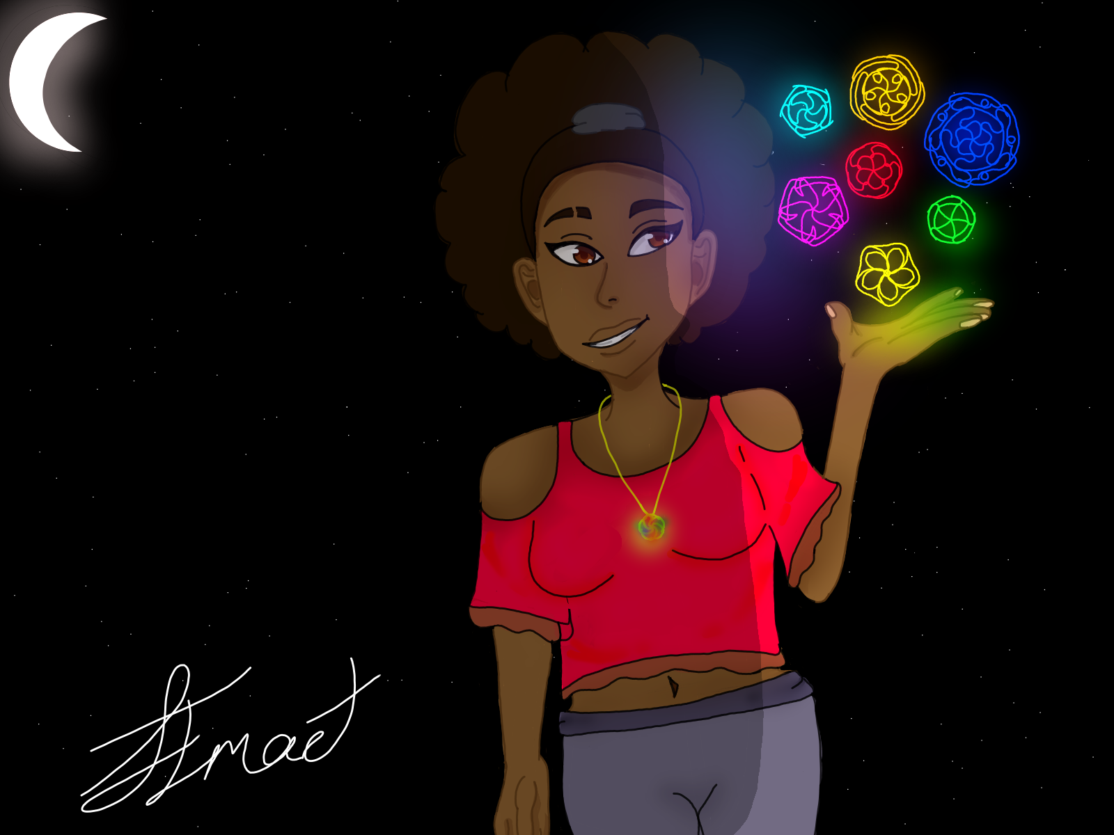 Black Girl Magic Sanau_noobdrawer - Illustrations ART street