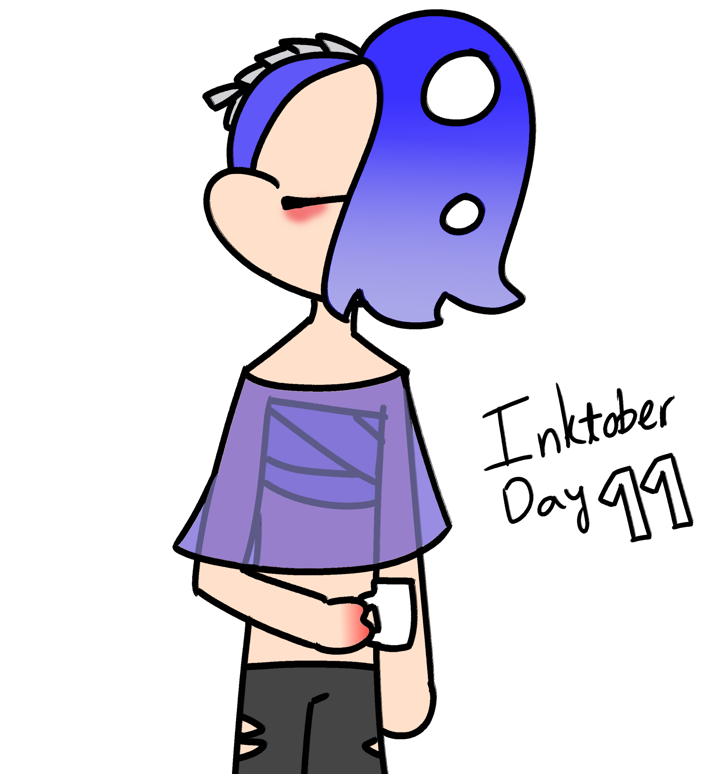 inktober day 11: shiver ★astro★ - Illustrations ART street