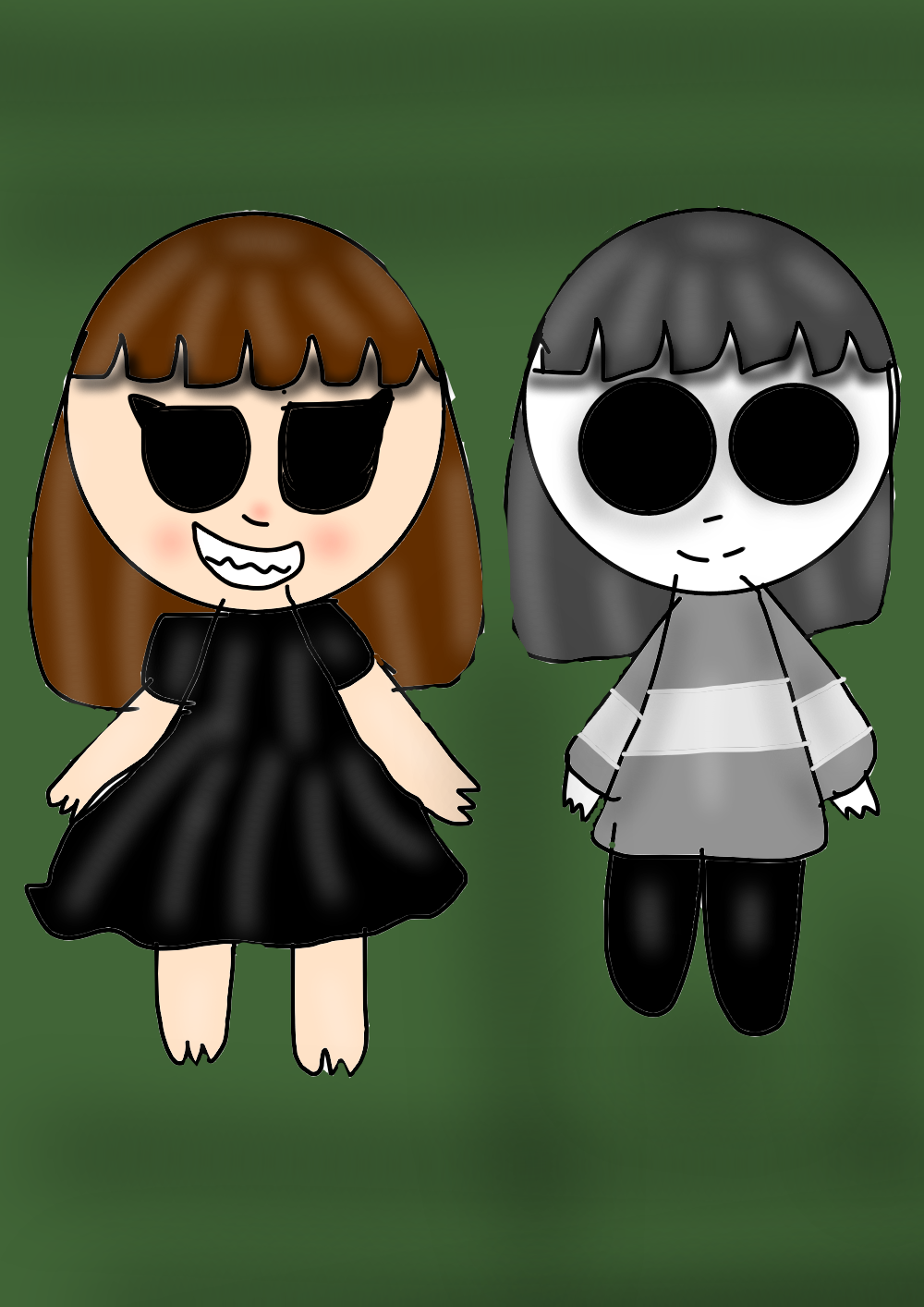 Reapertale Chara and Core frisk Mew205 - 插图 ART street