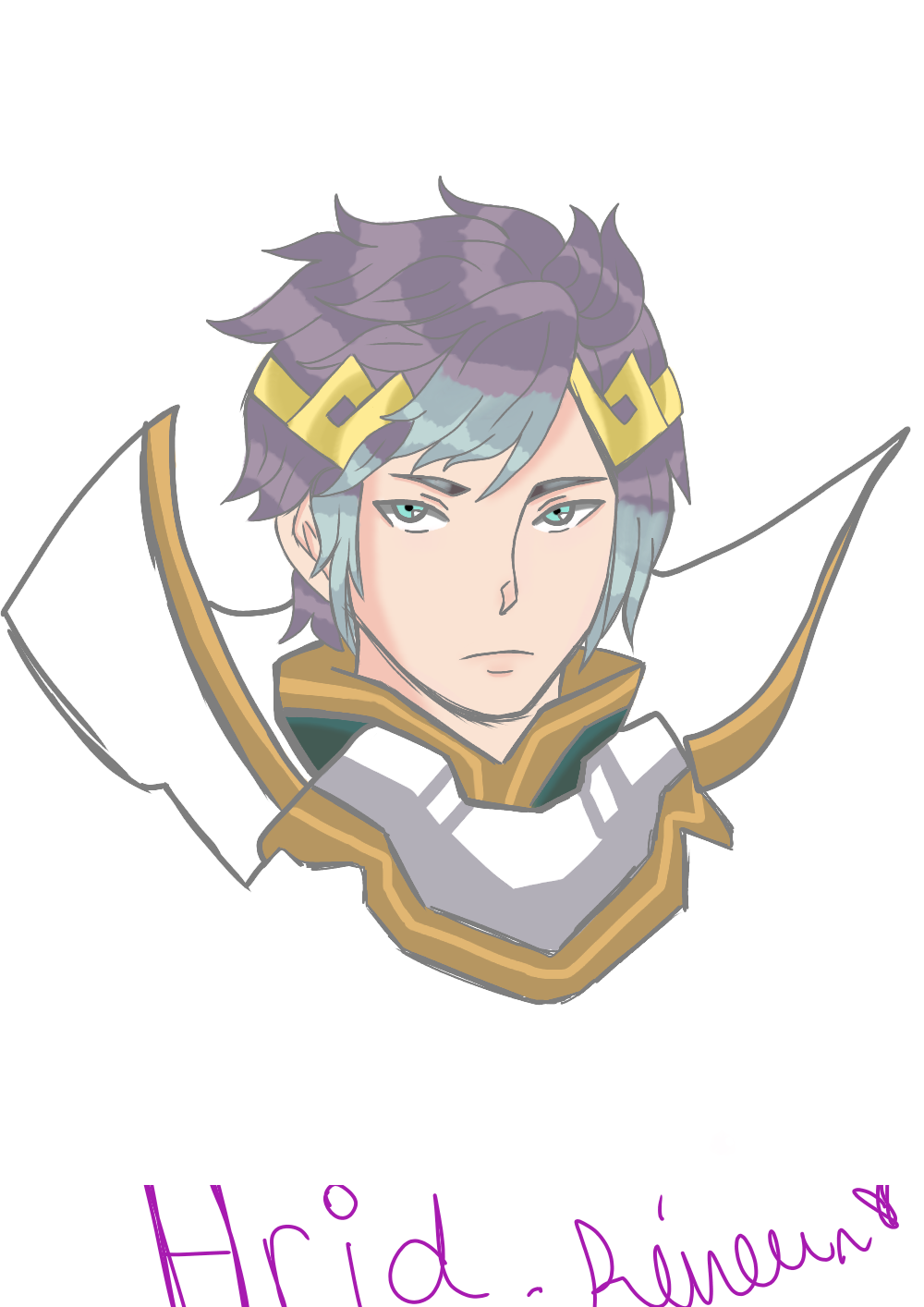Drew my fav fire emblem boi in Ibis~Hrid Rinea - Illustrations ART street
