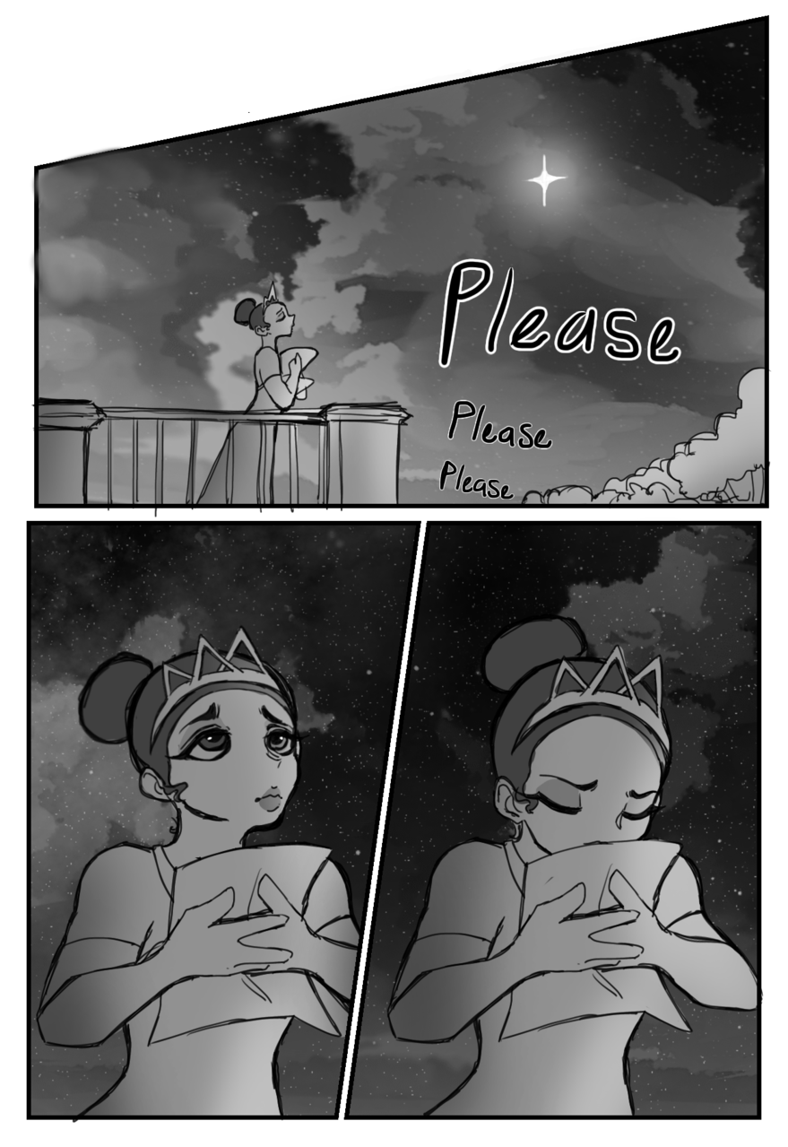 Comic redraw of a scene from princess and the frog Toxic bubbles - Illustrations ART street