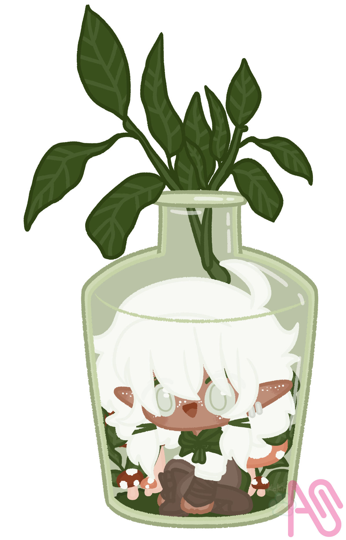 YCH - Aesthetic Bottle KokiriFox - Illustrations ART street