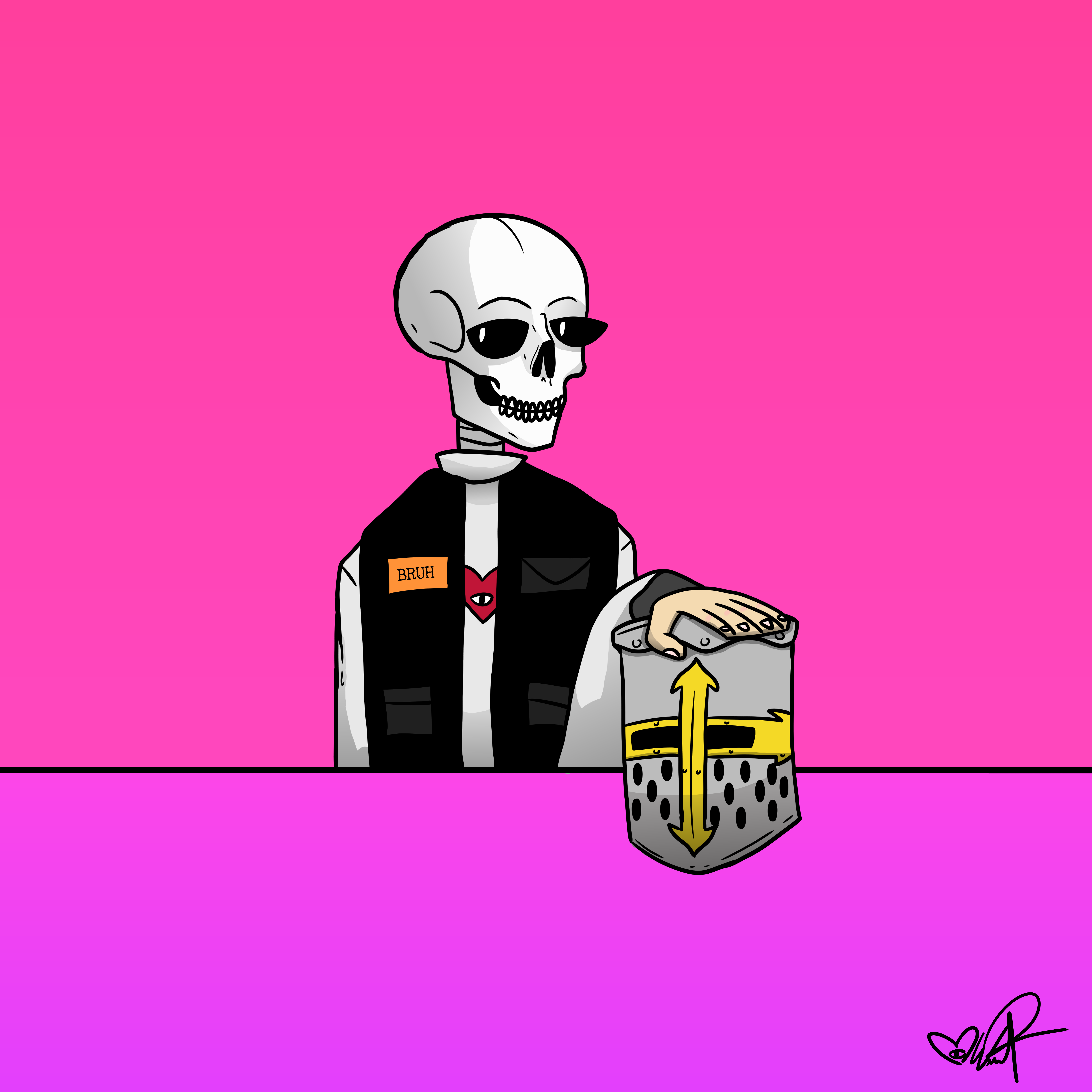 Skele boy It's soup time - Illustrations ART street