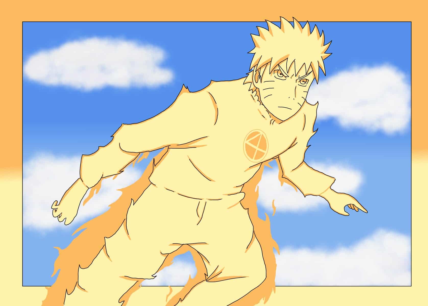 Naruto as The Human Torch Johnzanarini - Illustrations ART street