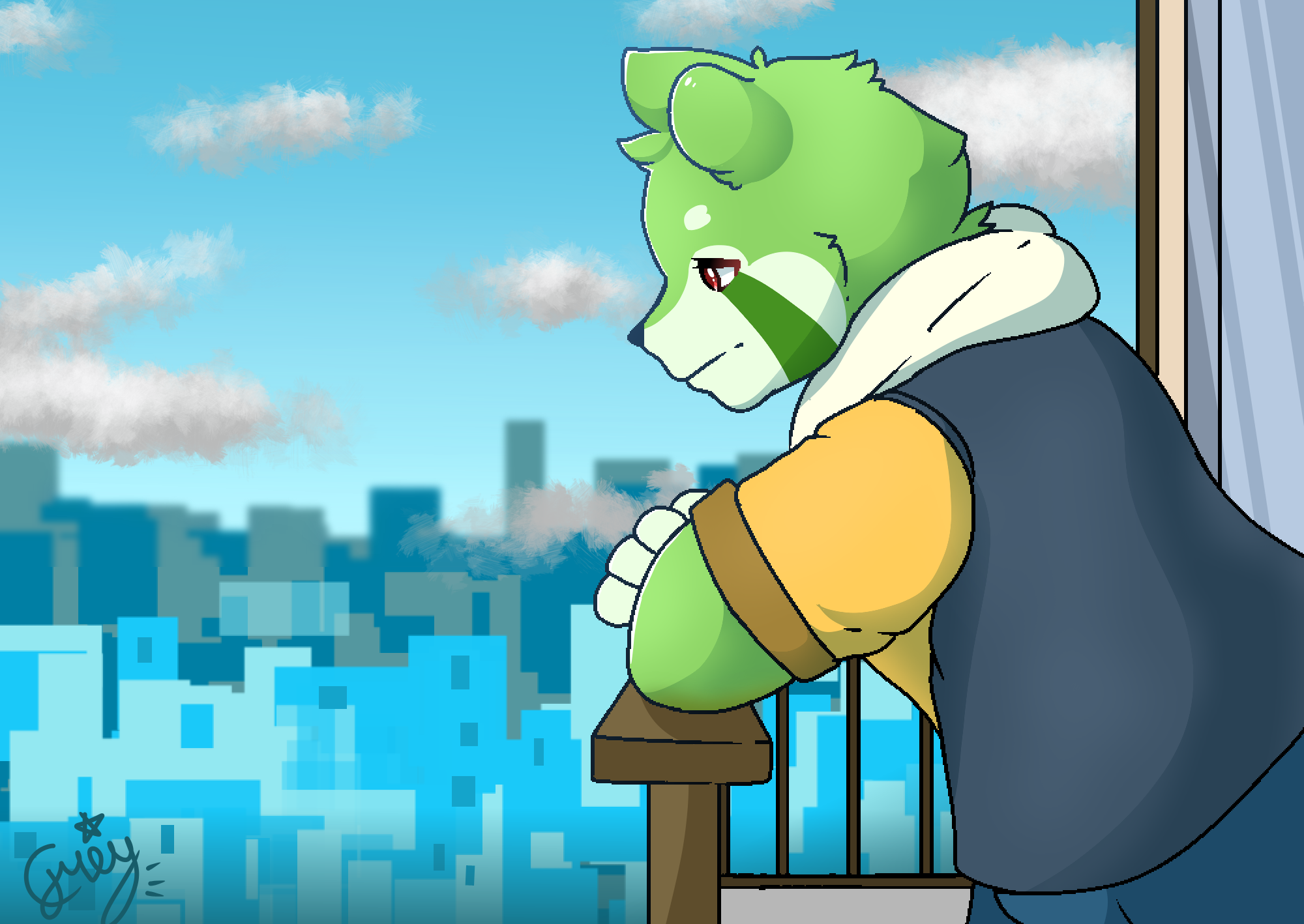 Commission Grey_wolfie - Illustrations ART street