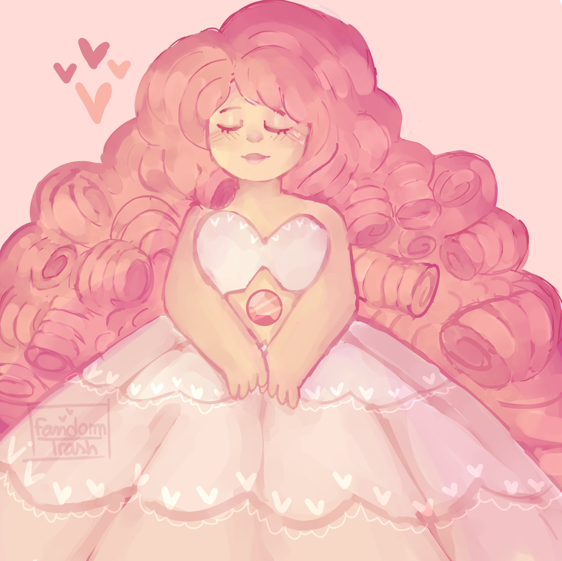 rose redraw :'0 Fandom Trash - 插图 ART street