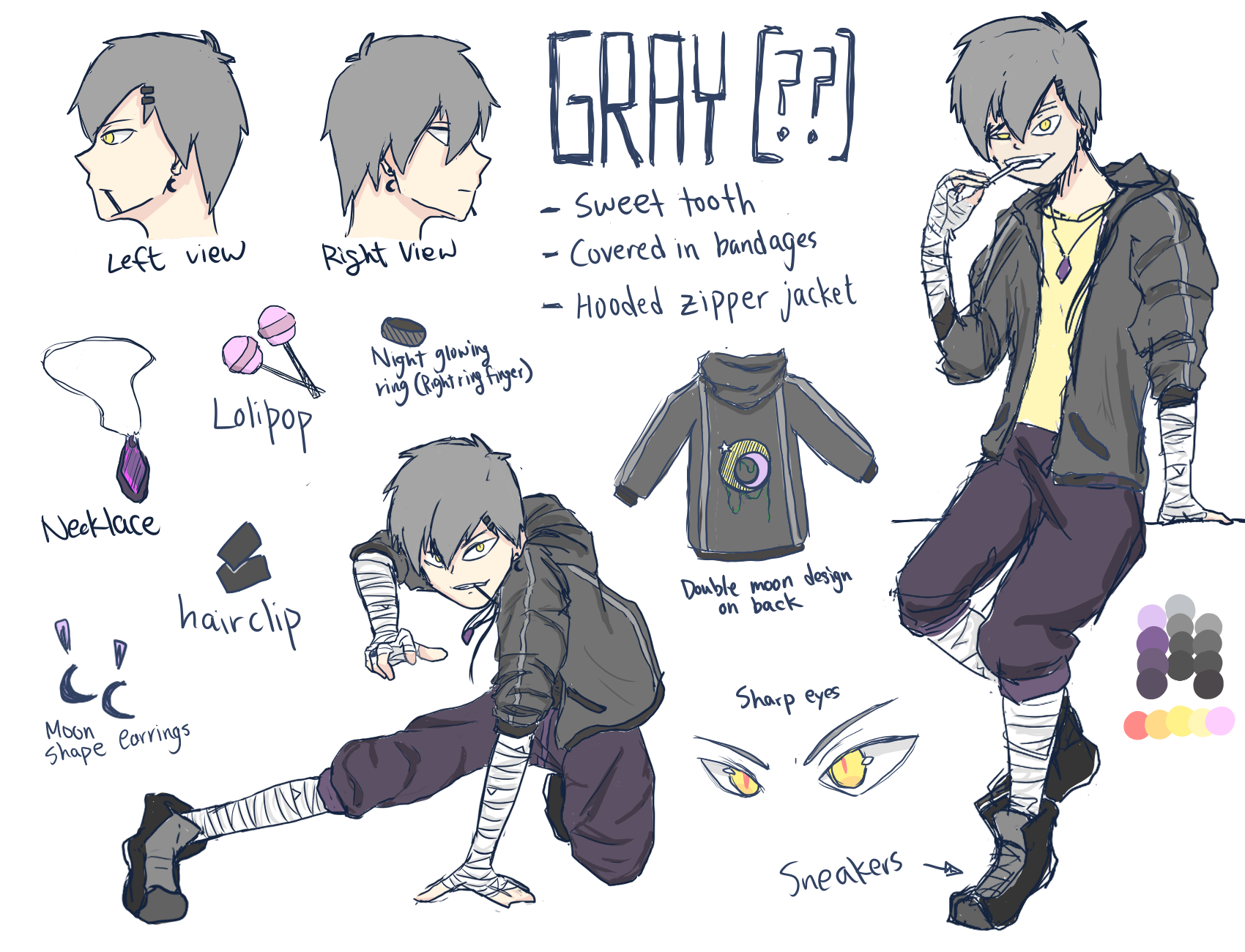gray reference sheet Shad - Illustrations ART street