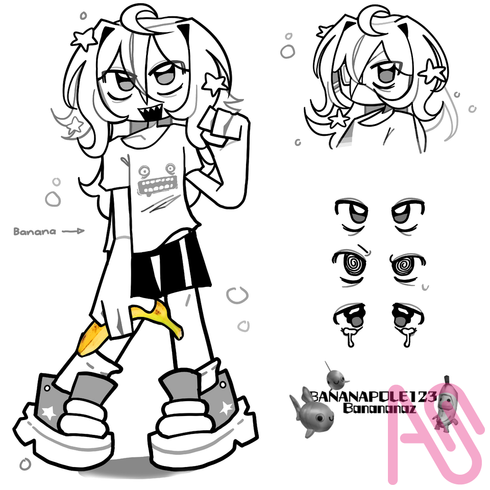 Main Oc Redesign Bananapole123 - Illustrations ART street