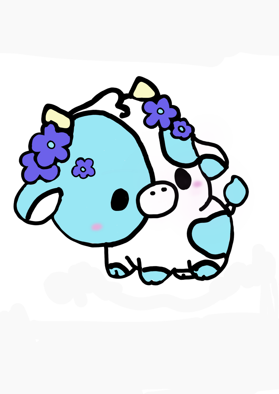 Pastel cow Avagraceyates1212 - Illustrations ART street