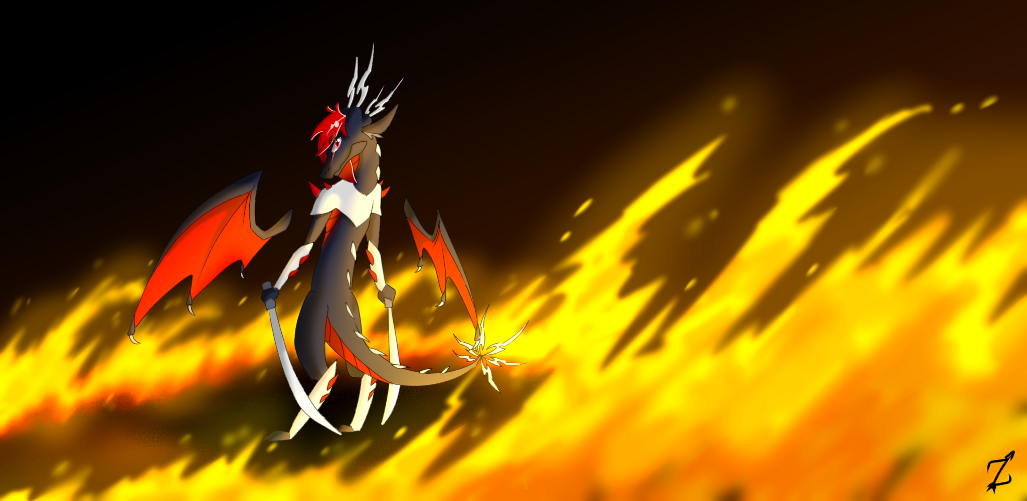 The Ring of Fire Zyvra Dragonfyre - Illustrations ART street