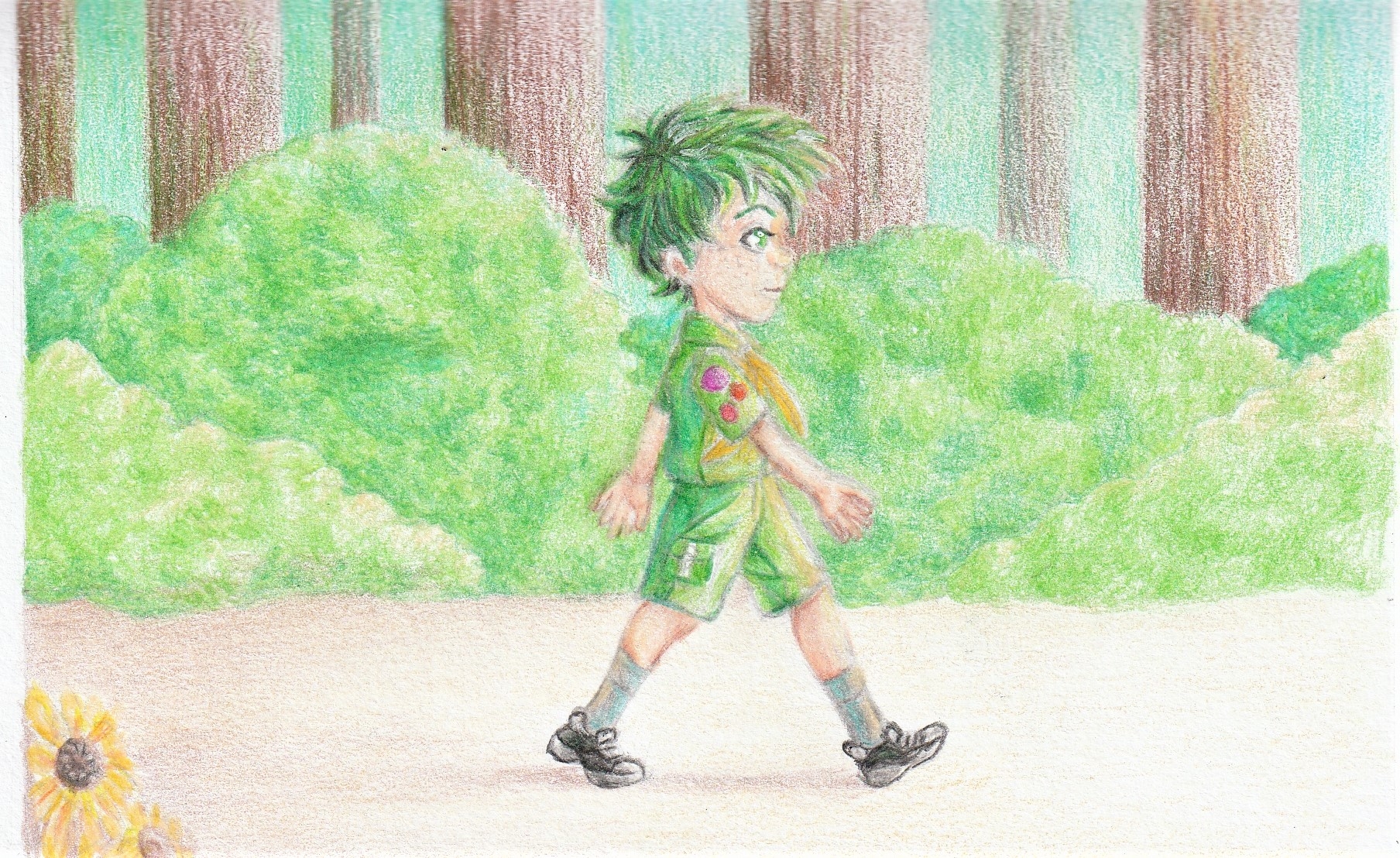 Little Midoriya scout Kiestef - Illustrations ART street