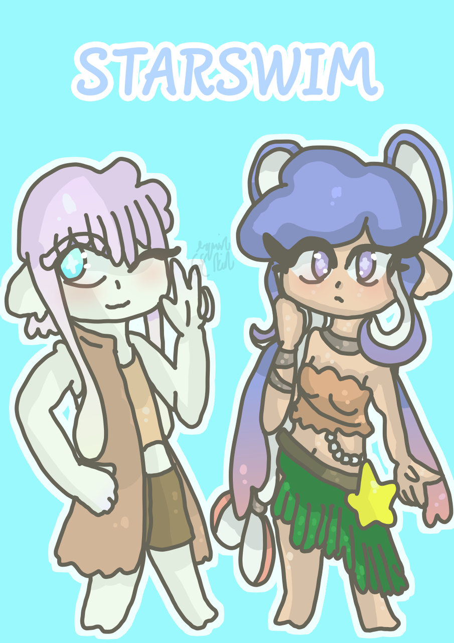 My Old Splatoon Band Group ☆♡HuntiFluf♡☆ - Illustrations ART street