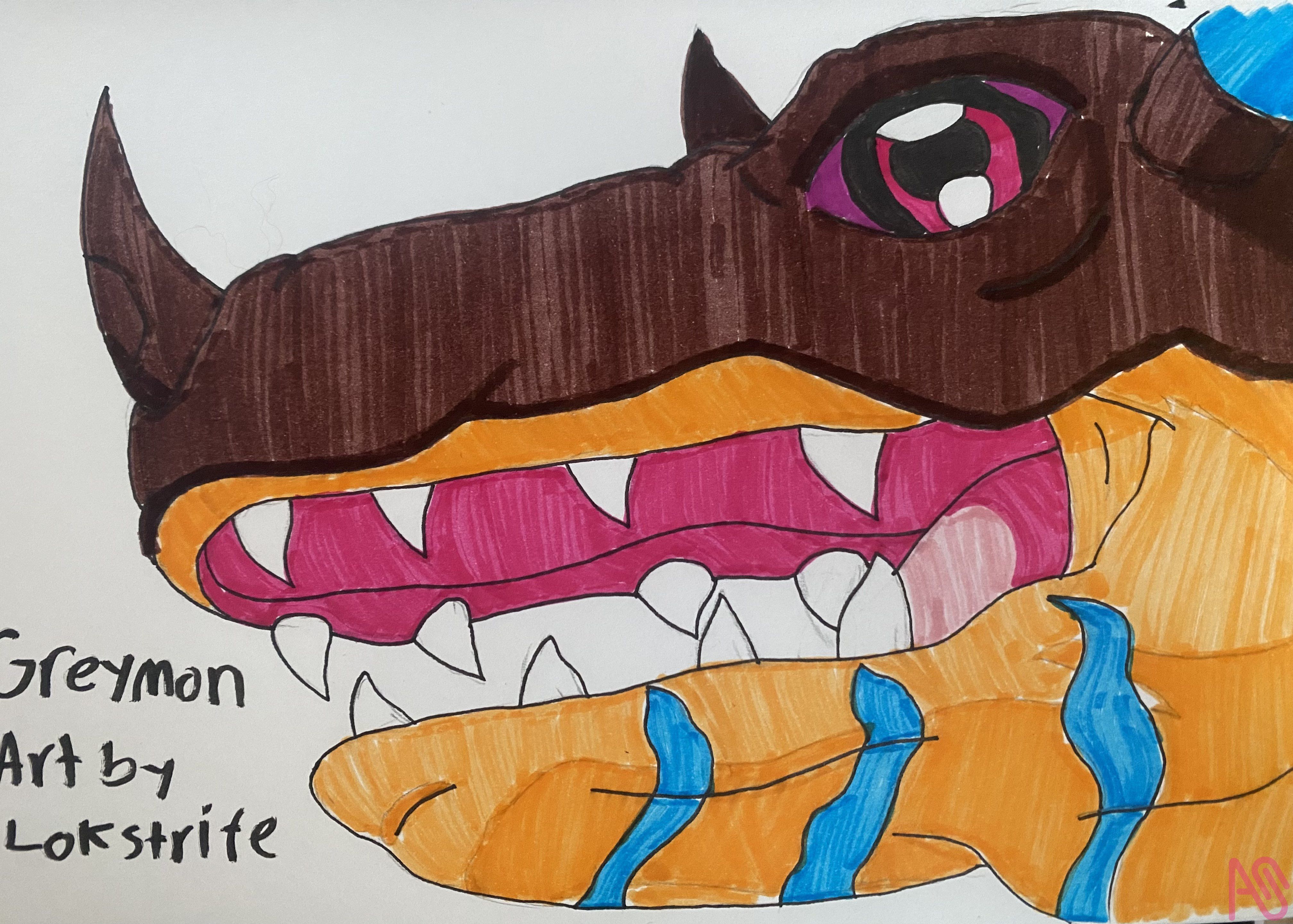 Greymon Lok Strife - Illustrations ART street