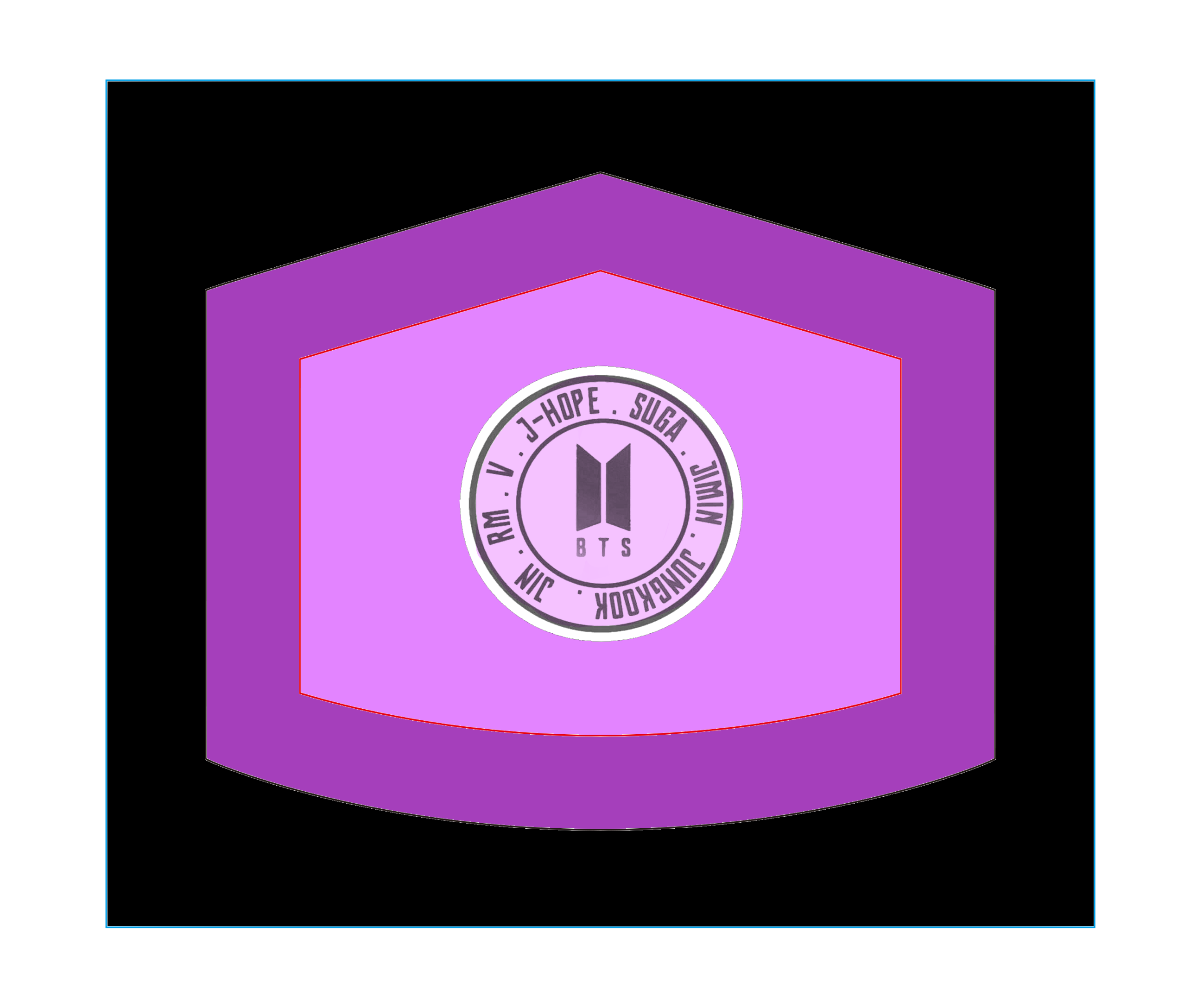 bts mask Vantae - Illustrations ART street