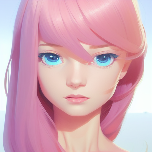 Pink Hair FAFFO - 插畫 ART street