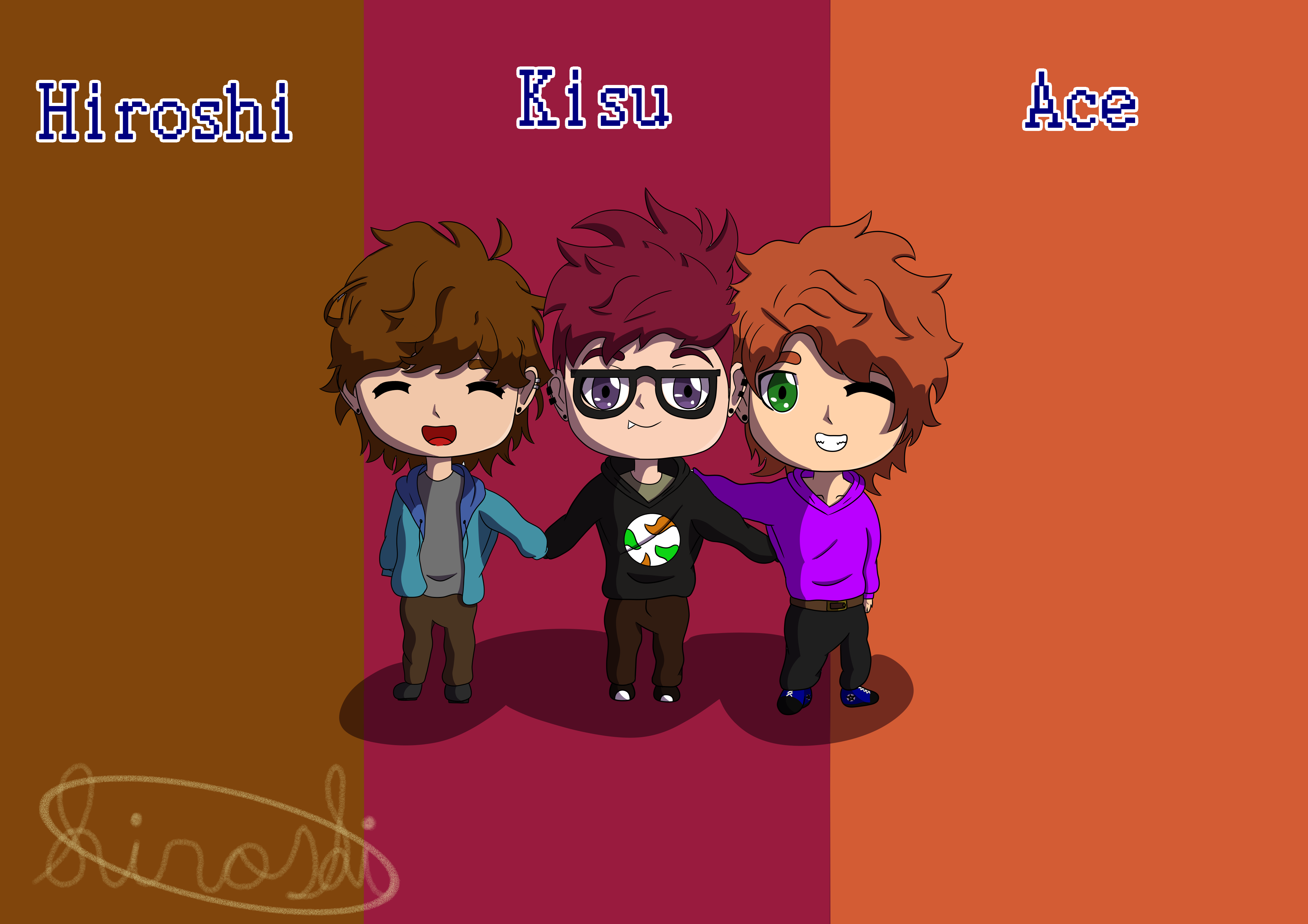 Sunshine Nugget, Pebble, & I Hiroshi - Illustrations ART street