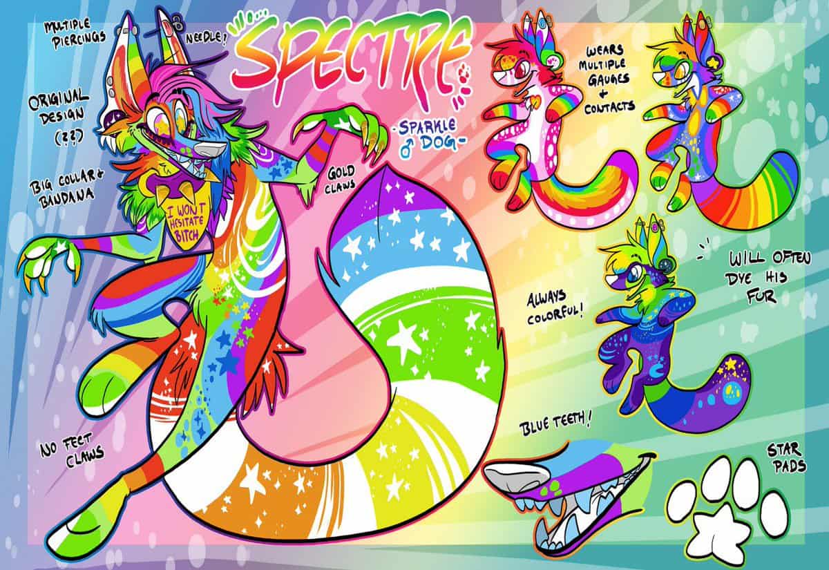 Sparkle Dog Examples Mossy Bea s Topic ART Street