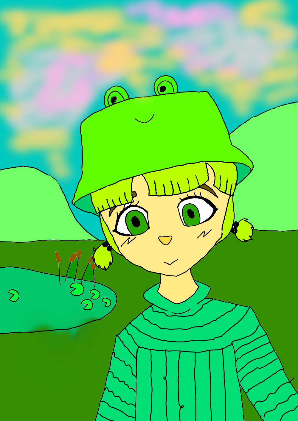 frog girl