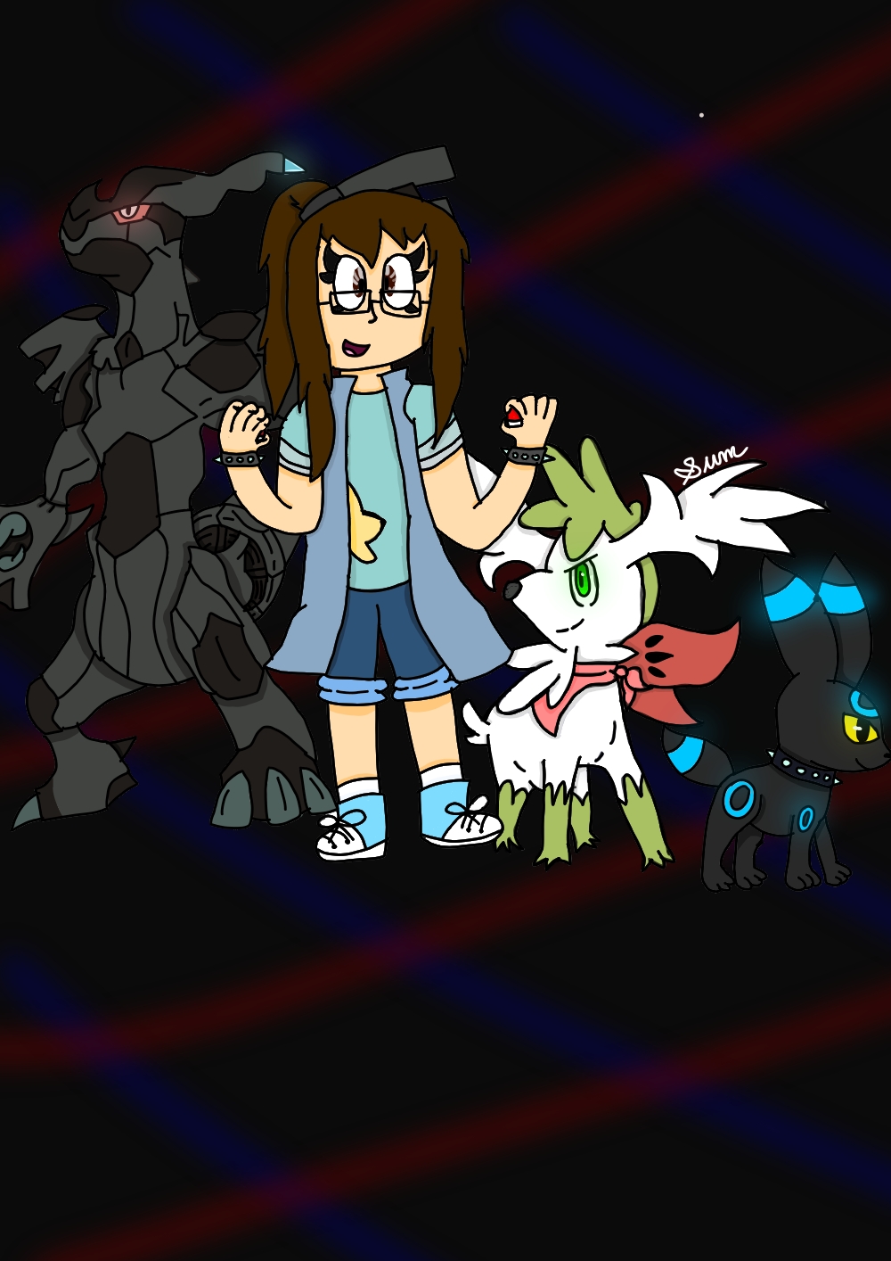 me as a pokemon trainer the artist of tazmily - Illustrations ART street