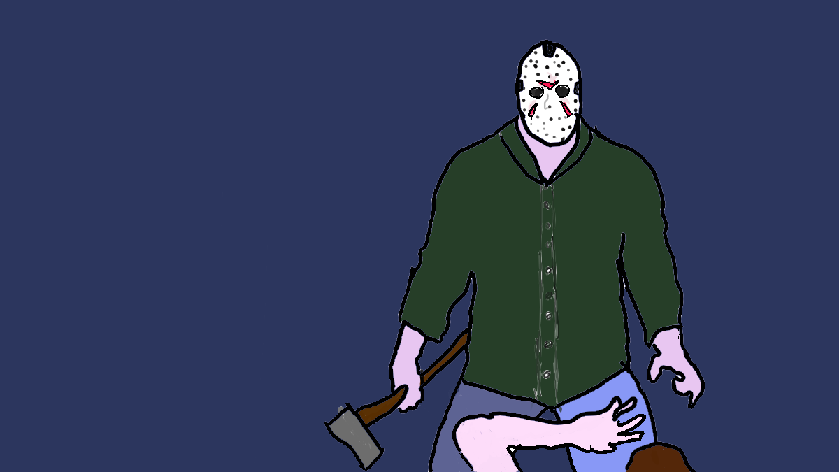 jason voorhees the best cat at draw - Illustrations ART street