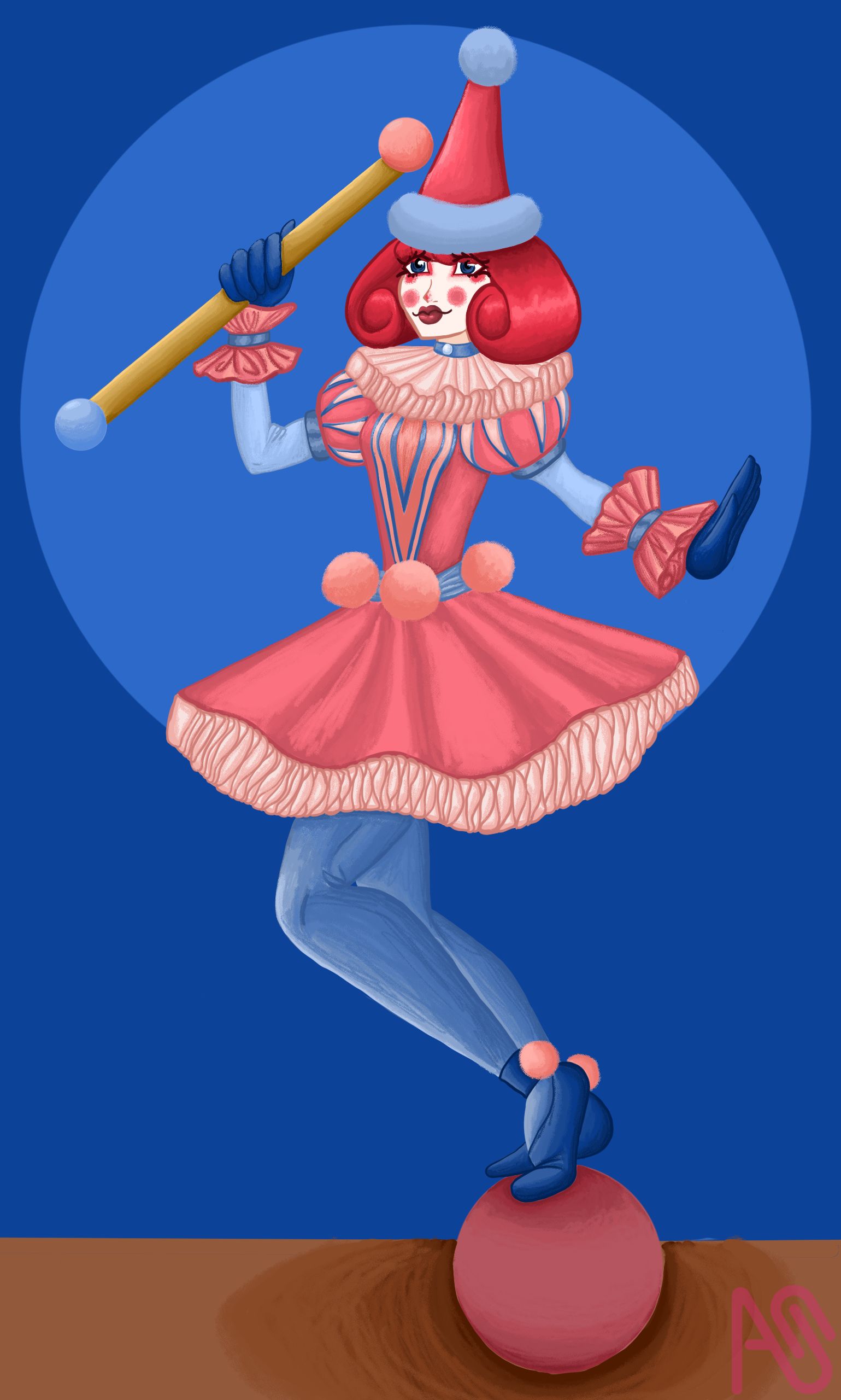 MarryJoy the jester BelleEverGreen - Illustrations ART street