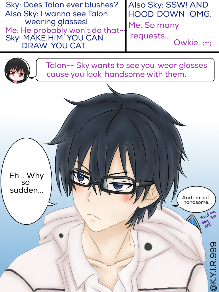 Req. SSW Talon + Glasses Nekoru - 插图 ART street