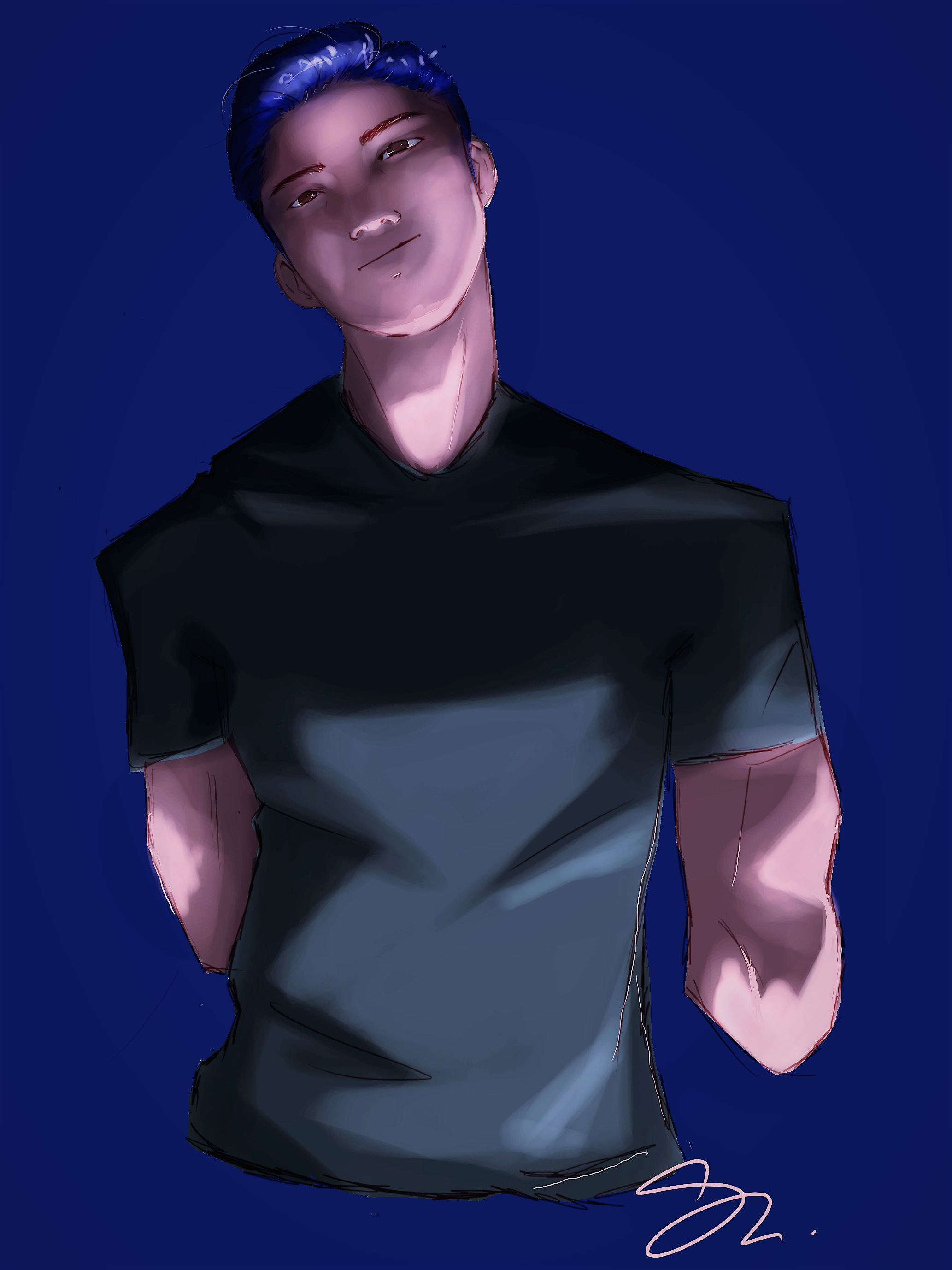 idk blue Specks - Illustrations ART street